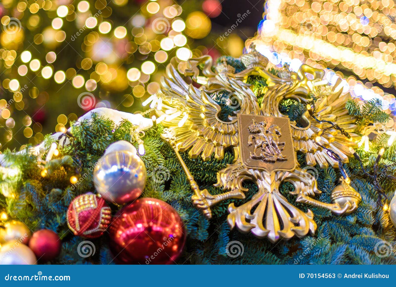 Russian two-headed eagle stock image. Image of authority - 70154563