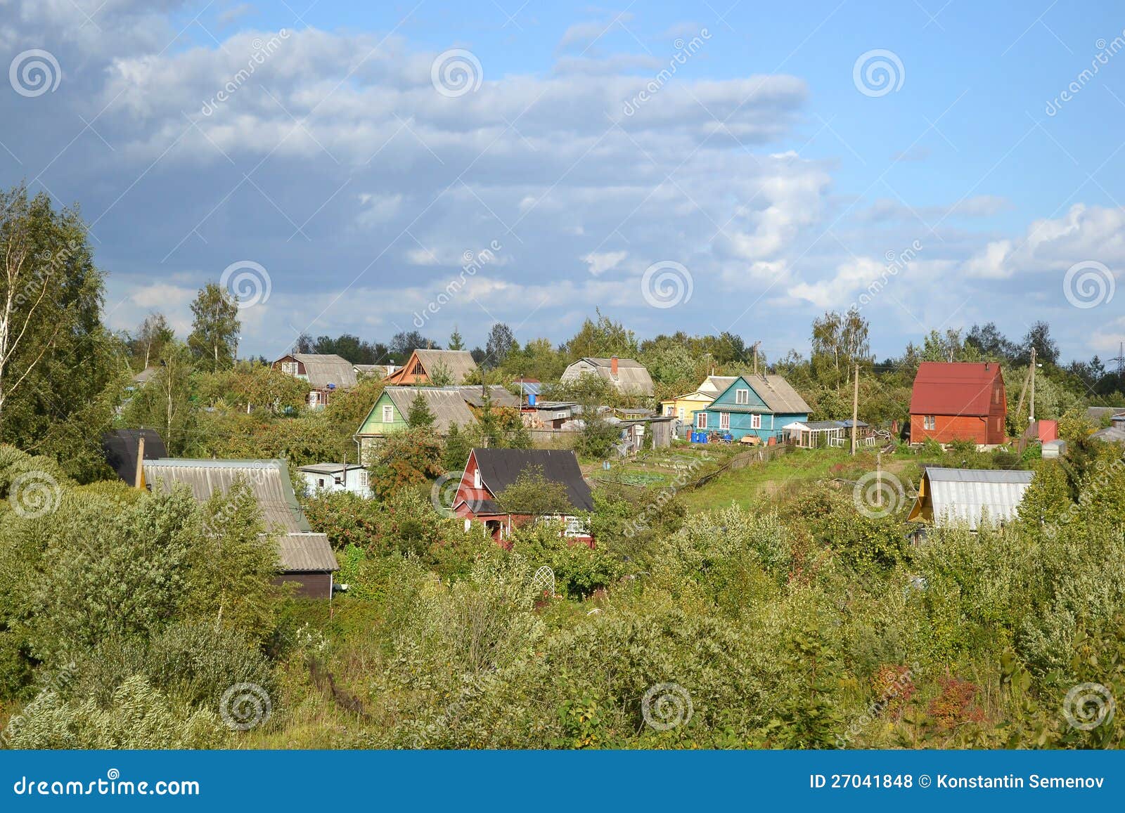 Russian village stock photo. Image of russia, russian - 27041848