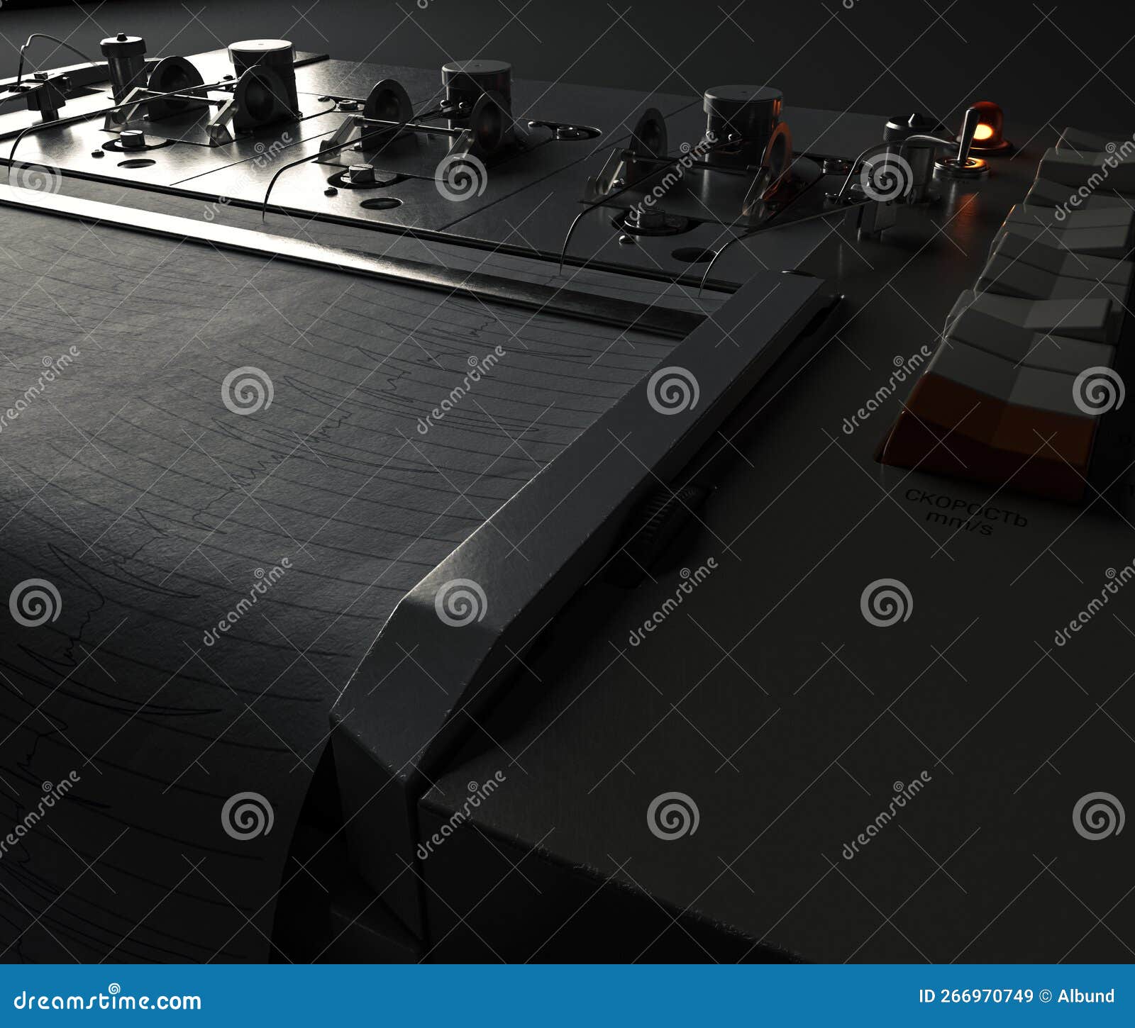 Russian Vintage Polygraph Lie Detector Machine Royalty-Free Stock ...