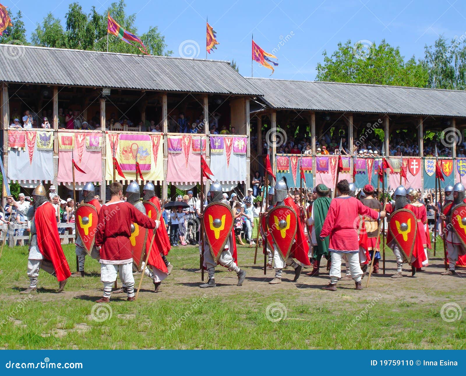 Russian warriors editorial image. Image of russian, helms - 19759110