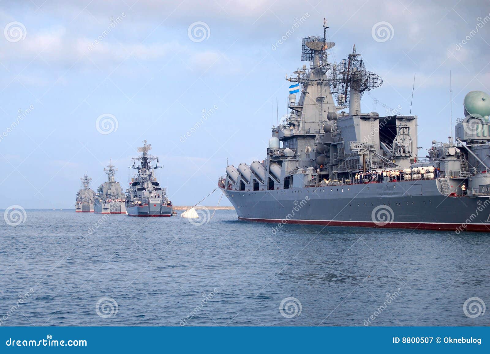 The Russian Warships are in the Bay of Sevastopol. Editorial ...