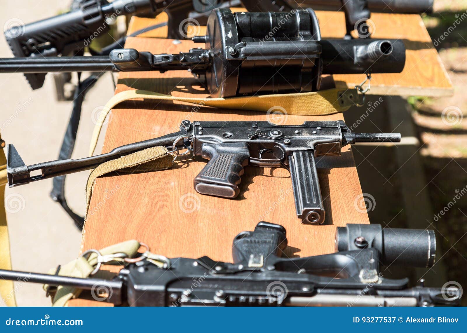 Russian Weapons. Samples of Russian Small Firearm Editorial Photography ...