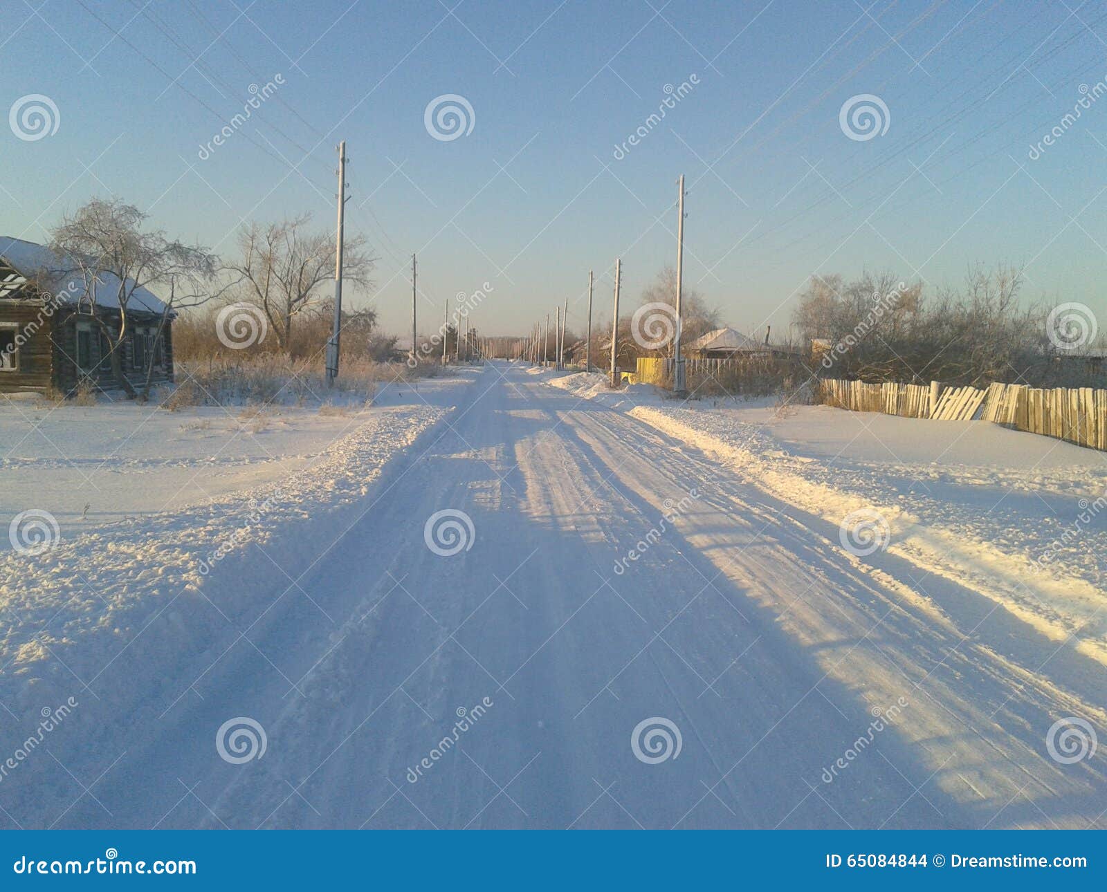 Russian Winter in West Siberia Stock Photo - Image of winter, west ...