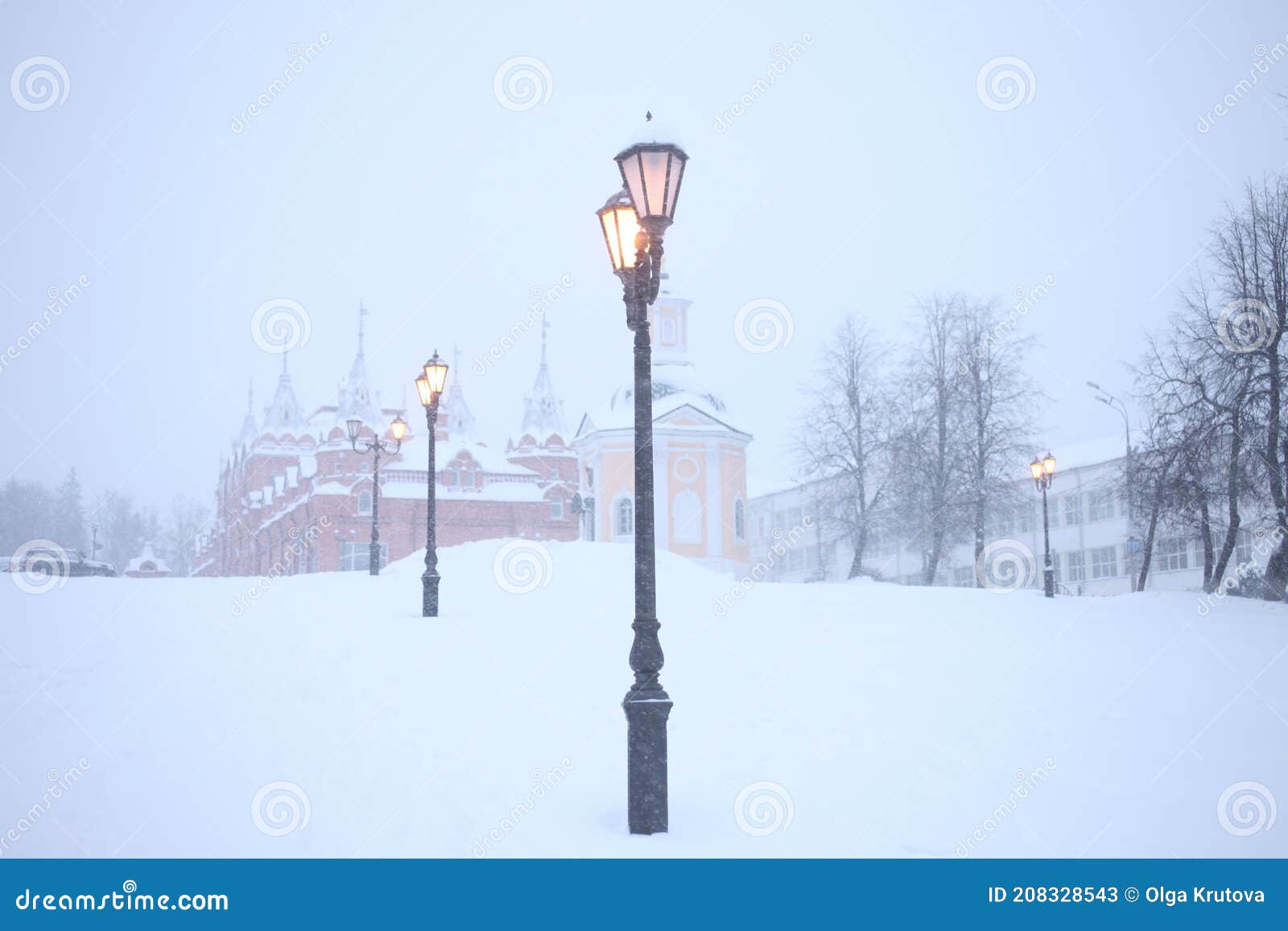 Russian Winter. White and Cold Editorial Stock Photo - Image of white ...