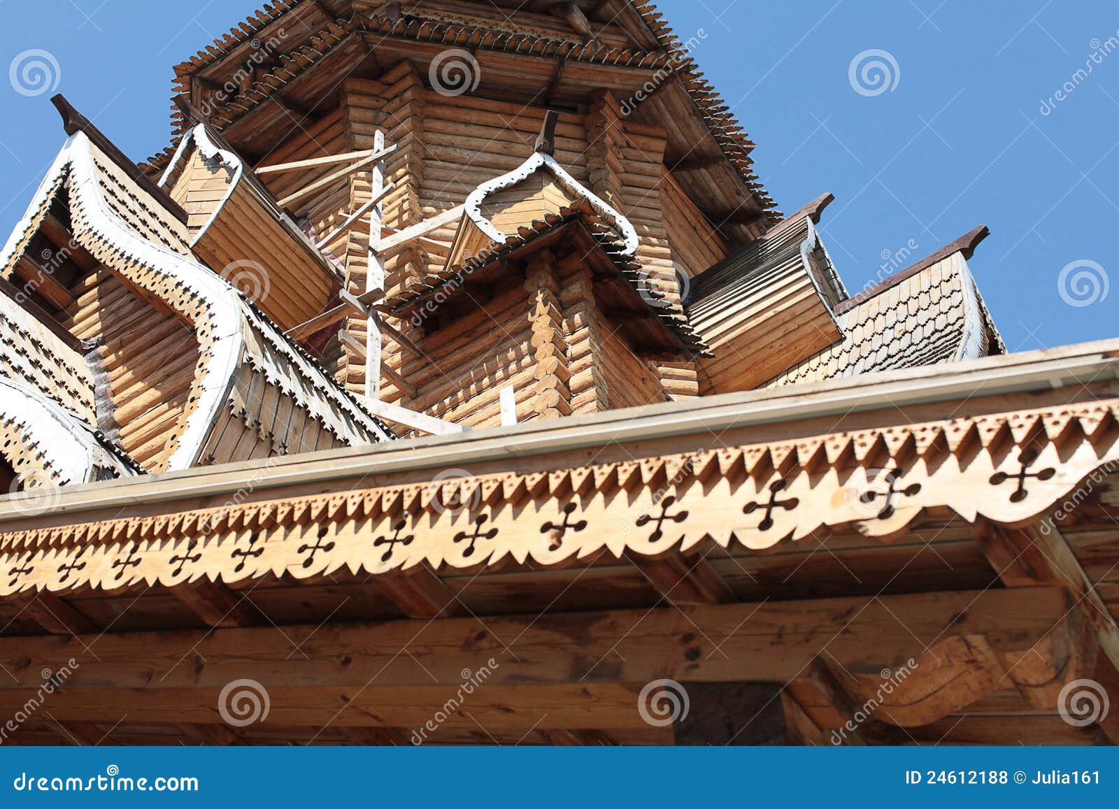 Russian wood carving stock photo. Image of carved, architecture - 24612188