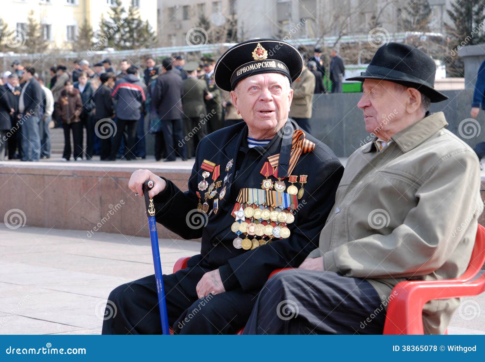 Russian WWII Veterans on Victory Day Editorial Stock Photo - Image of ...
