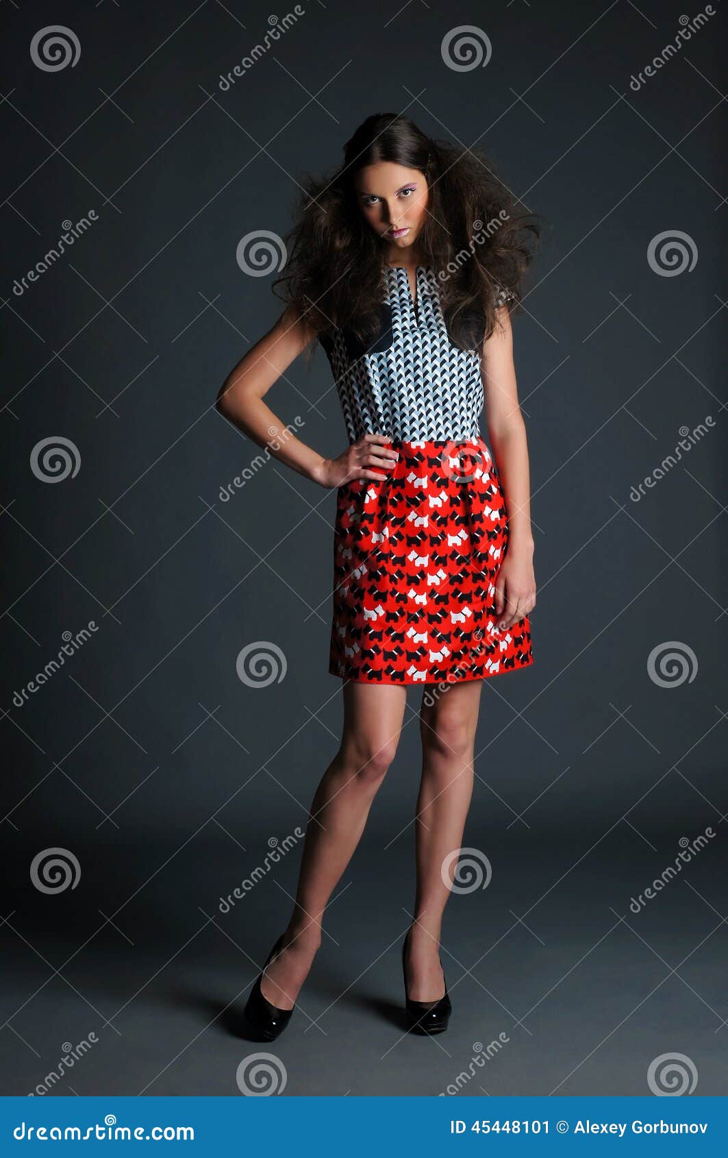 Russisch model stock afbeelding. Image of sluit, lichaam - 45448101