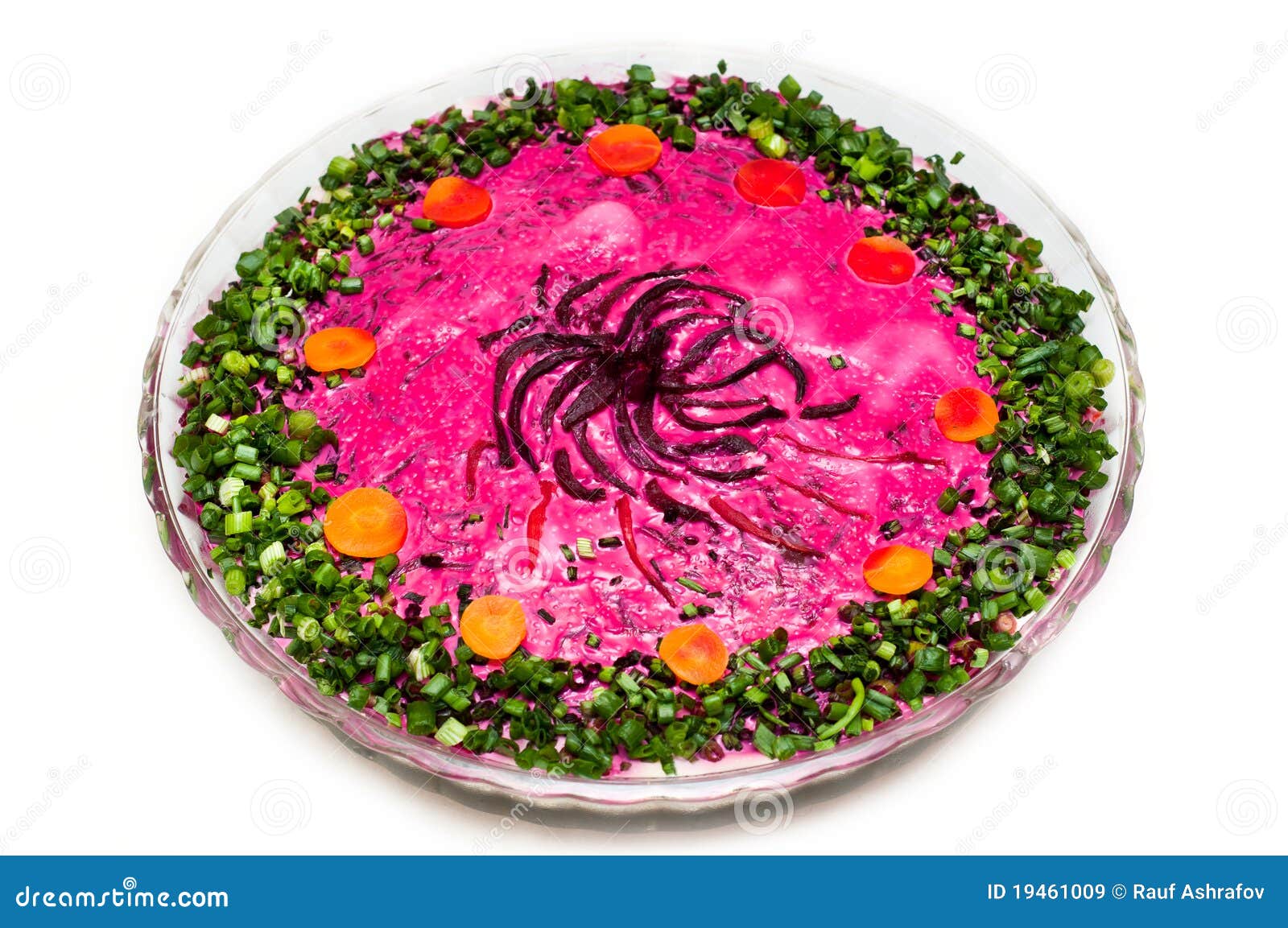 Russischer Traditioneller '' Shuba '' Salat Stockbild - Bild von ...