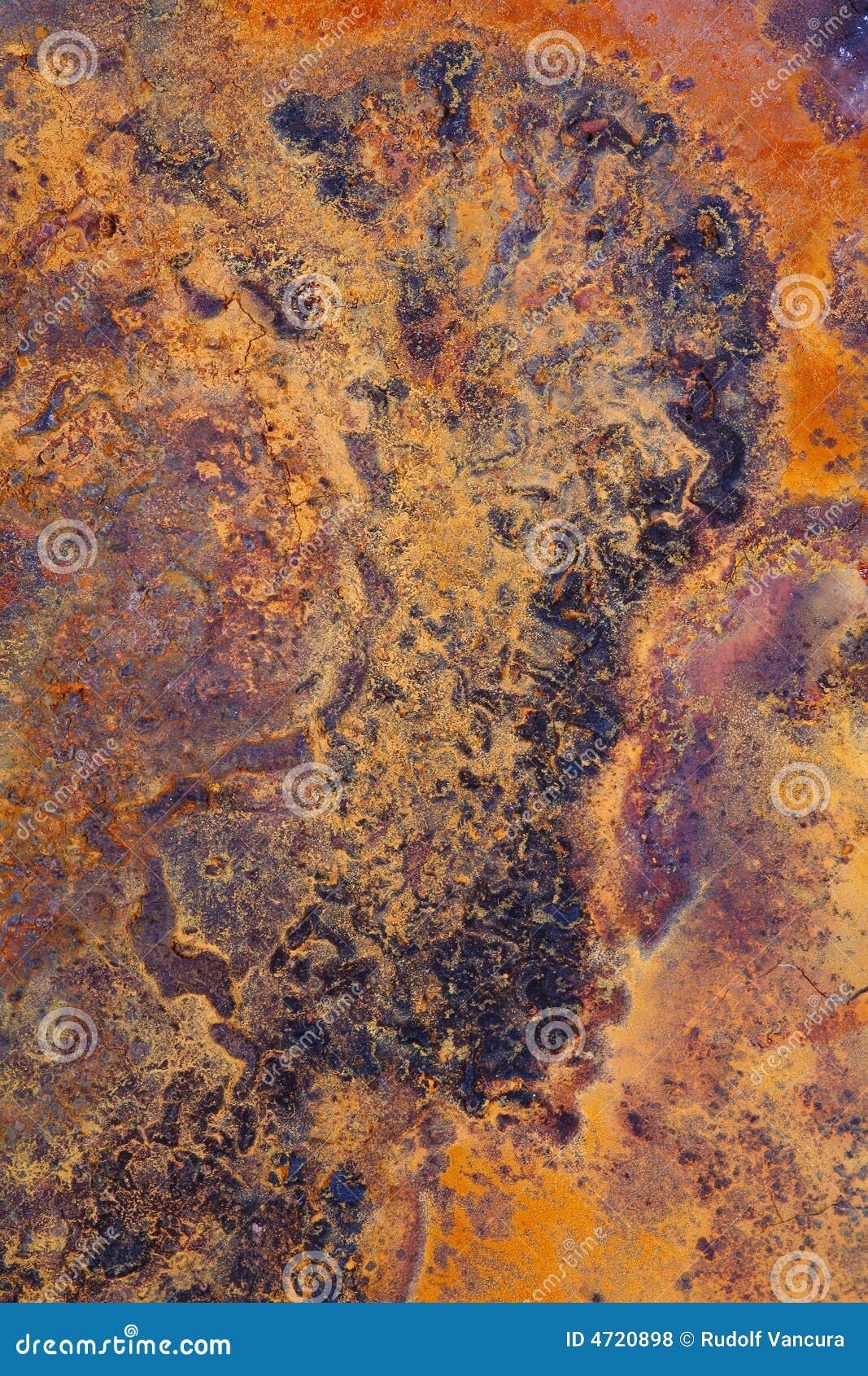 Rust abstract stock photo. Image of cracks, formed, irregular - 4720898