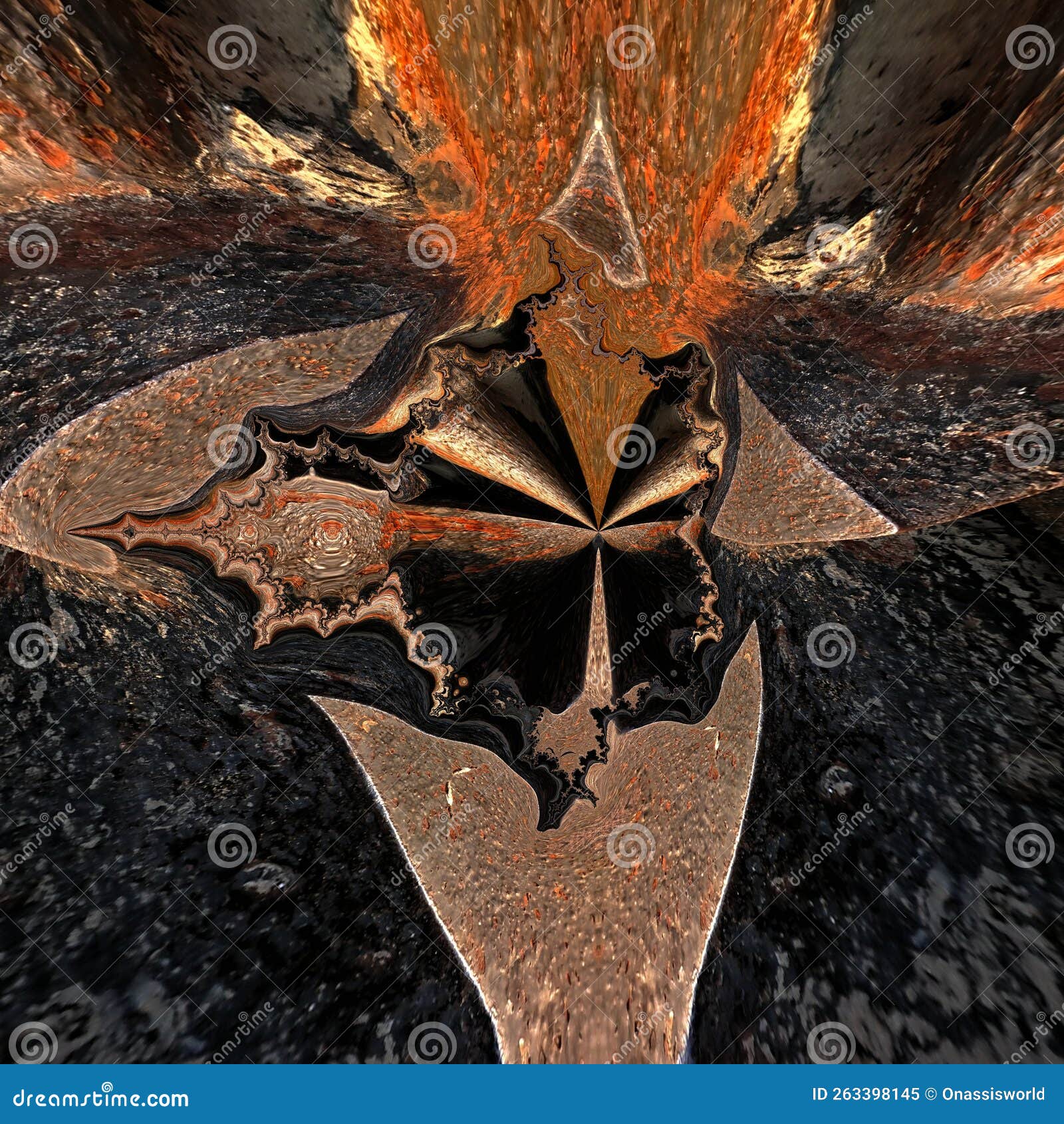 Rust Stars Abstract Shapes Blurs Backgrounds Stock Illustration ...