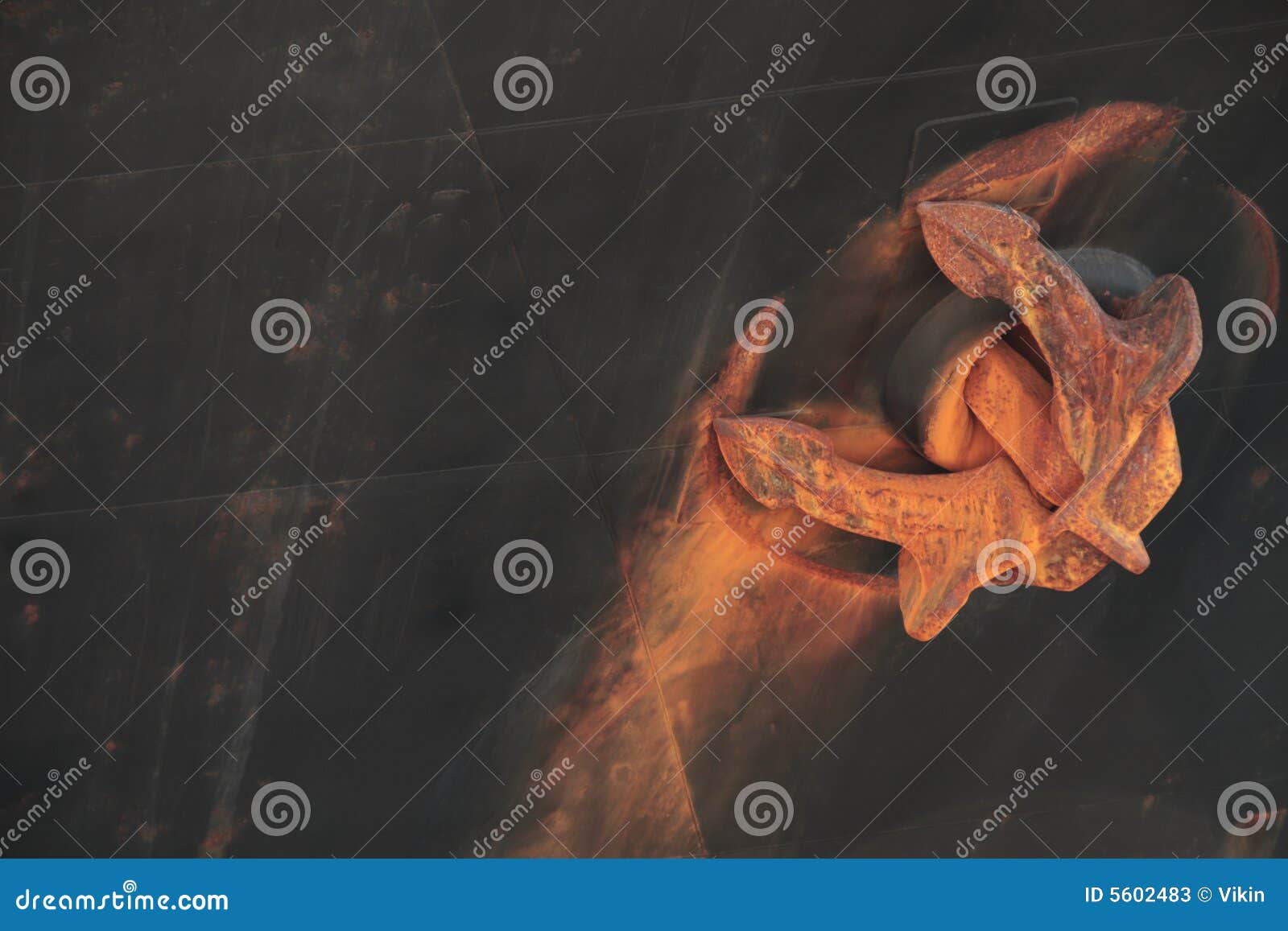 The rust anchor stock image. Image of tanker, harbour - 5602483