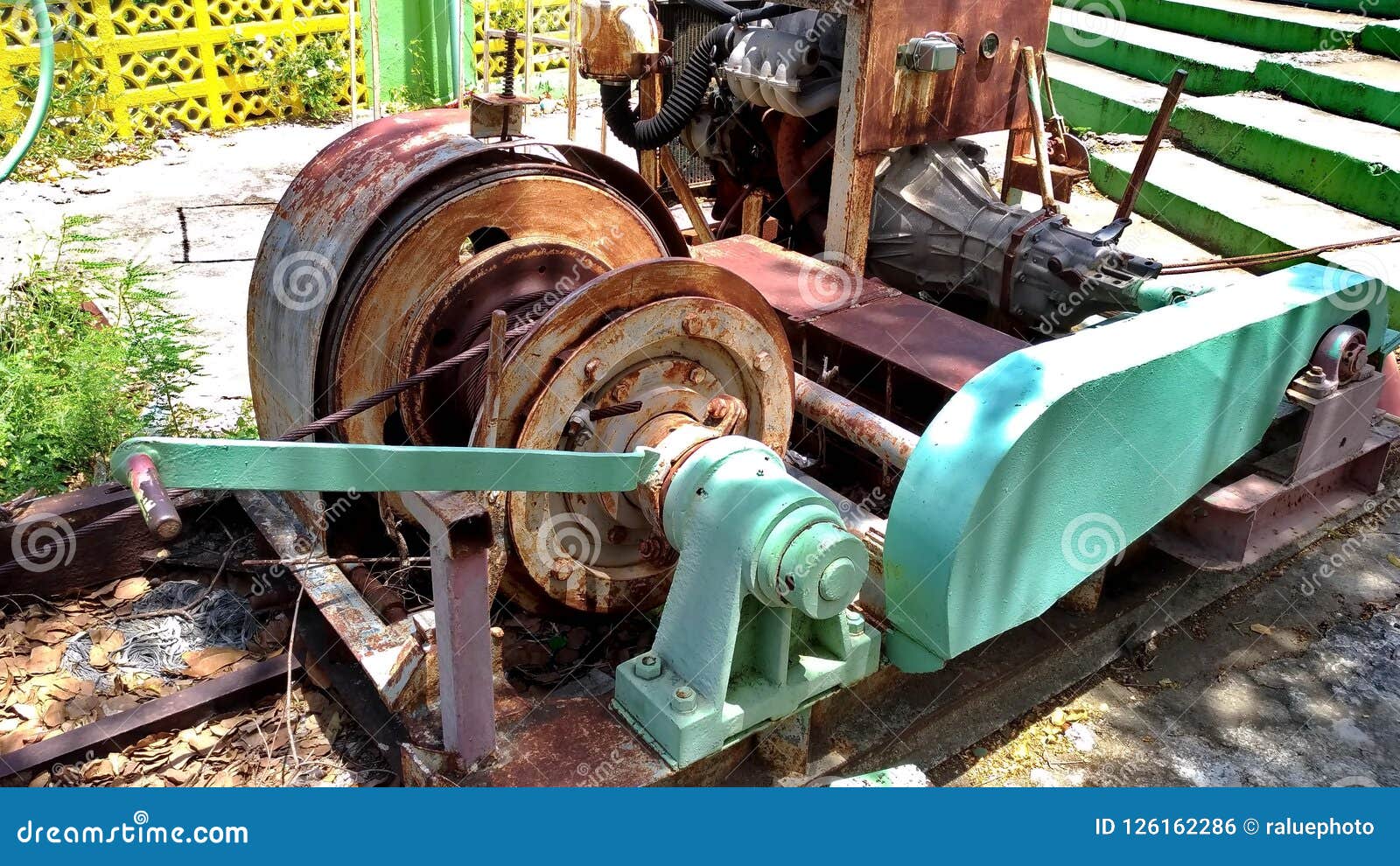 Old and Rusted Old Machinery. Stock Photo - Image of rusty, retro ...