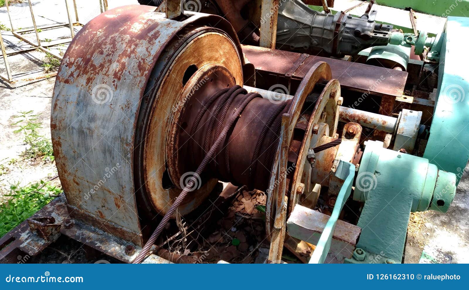 Old and Rusted Old Machinery. Stock Photo - Image of machine, equipment ...
