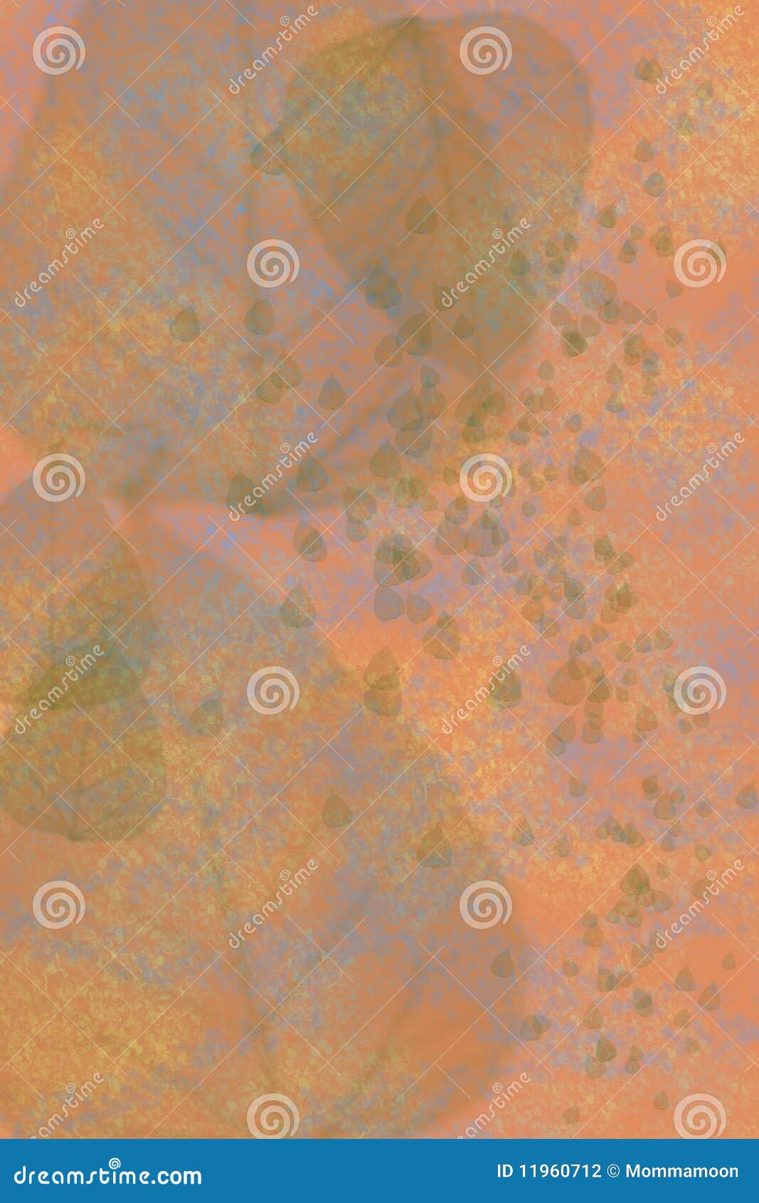 Rust Background with Leaves Stock Photo - Image of nature, background ...