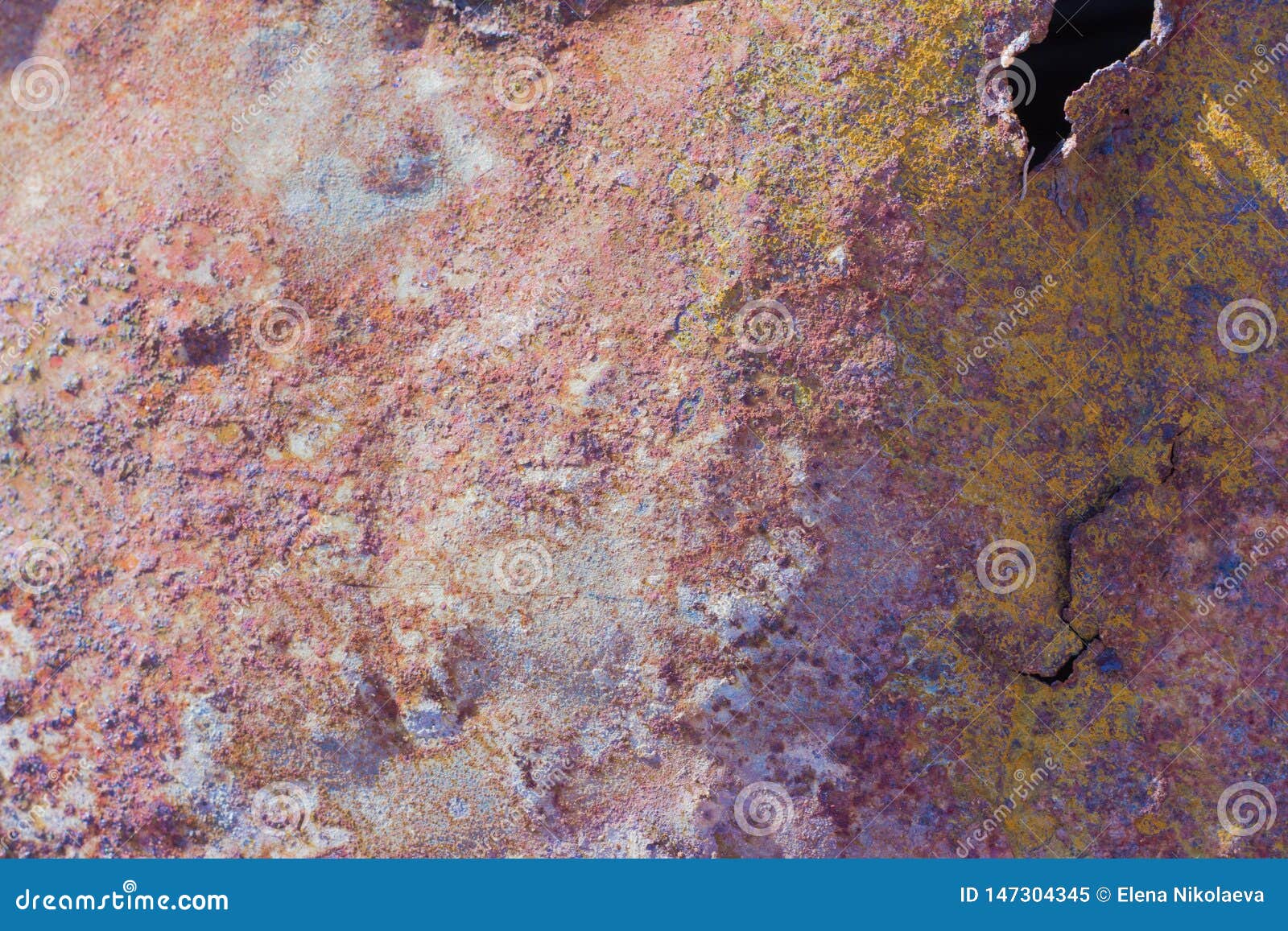 Rust, Background, Texture of Old Rusty Metal with Holes Stock Image ...