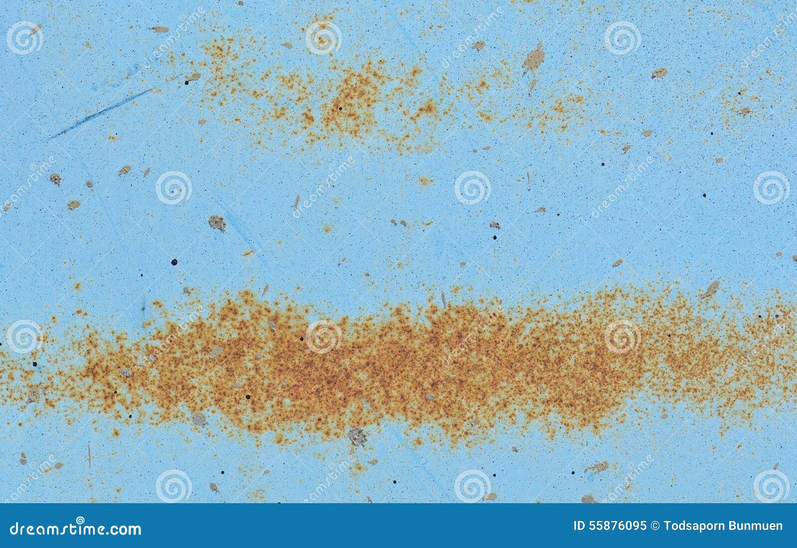 Rust of blue steel door stock image. Image of nature - 55876095