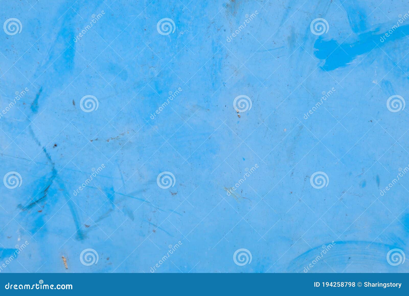 Rust on blue zinc stock photo. Image of material, metallic - 194258798