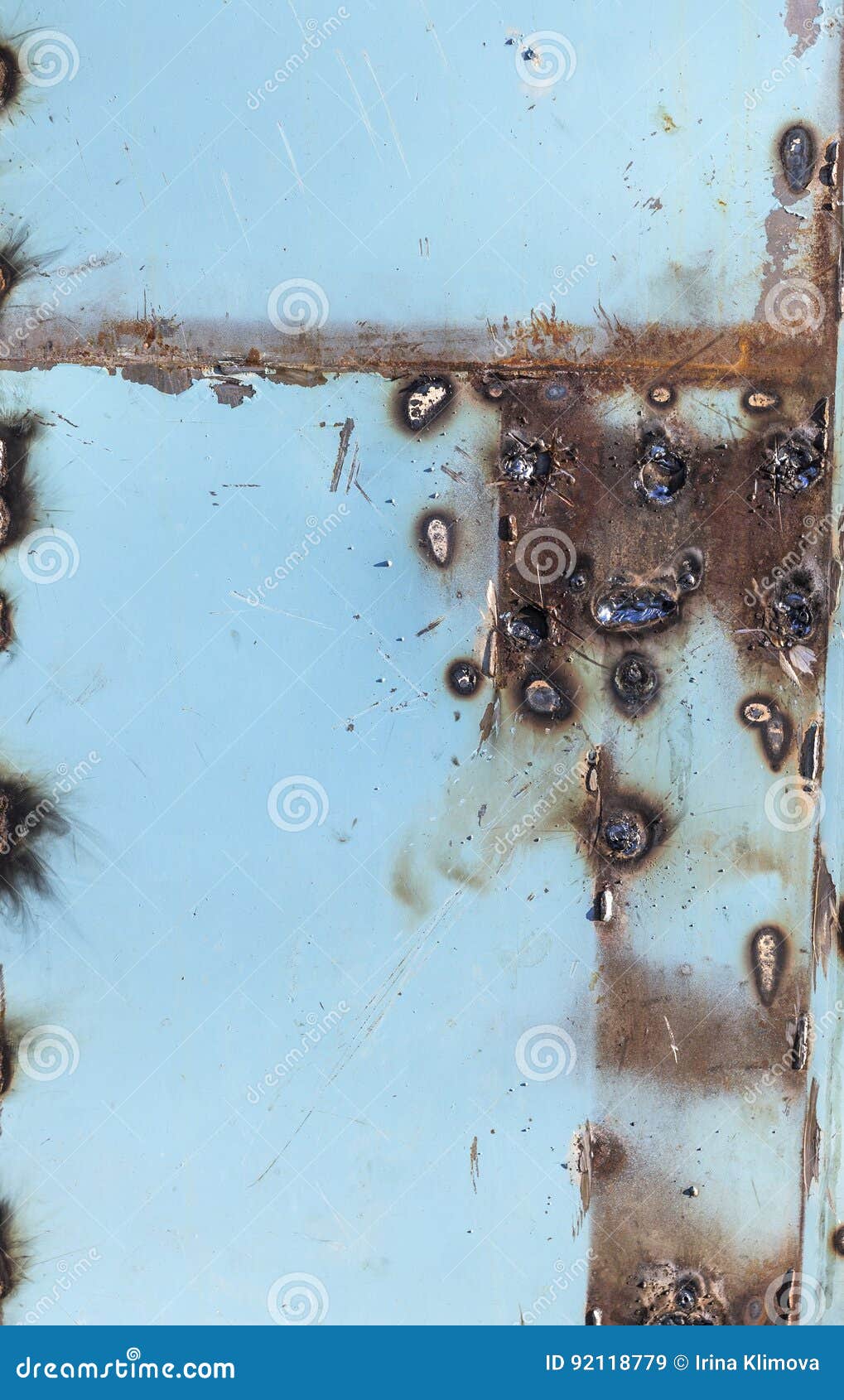 Rust on the Bottom of the Old Stock Image - Image of dirty, industry ...
