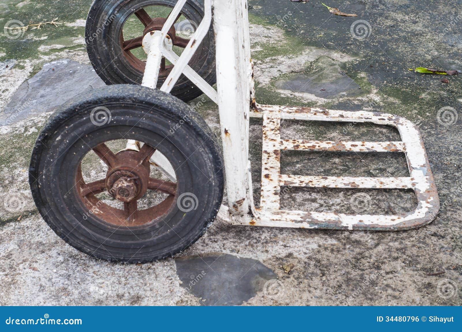 Rust cart stock photo. Image of heavy, material, empty - 34480796