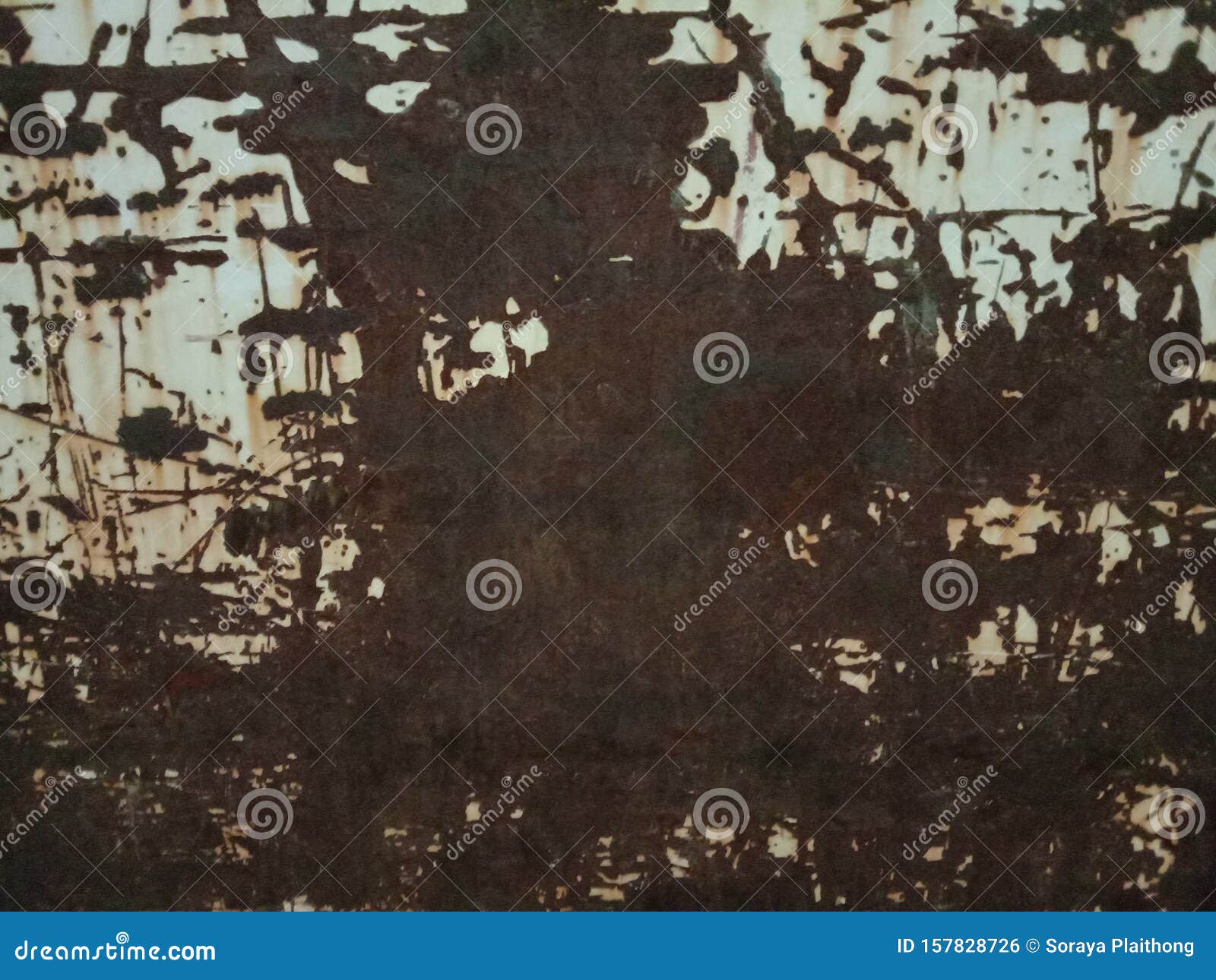 Rust is Caused by a Reaction between Oxygen and Iron. Stock Photo ...