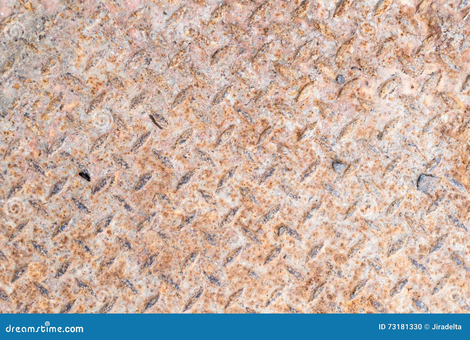 Rust Checker Steel Plate stock photo. Image of texture - 73181330