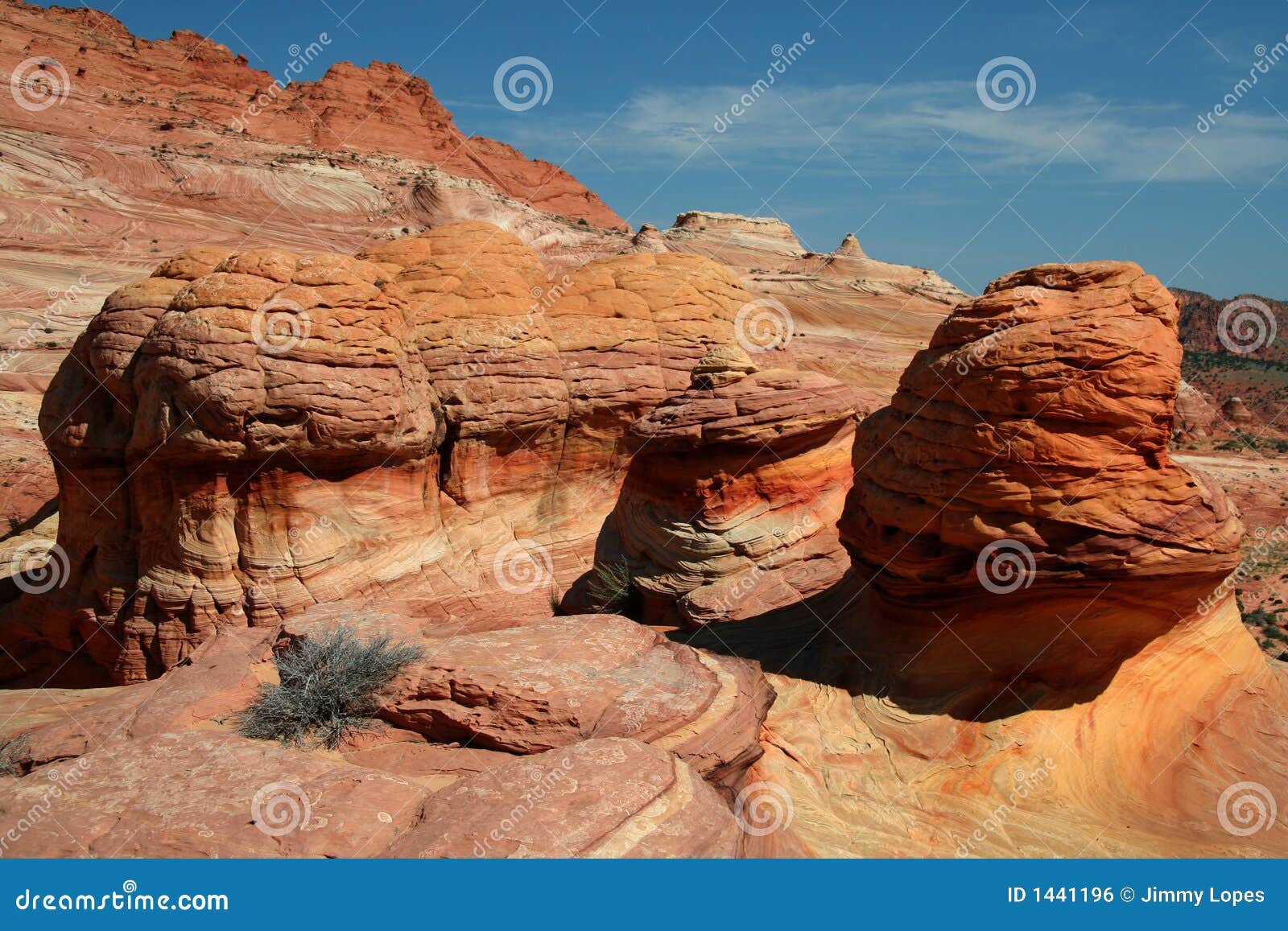 Rust Colored Rock Formations Stock Photo - Image of fragile, buttes ...