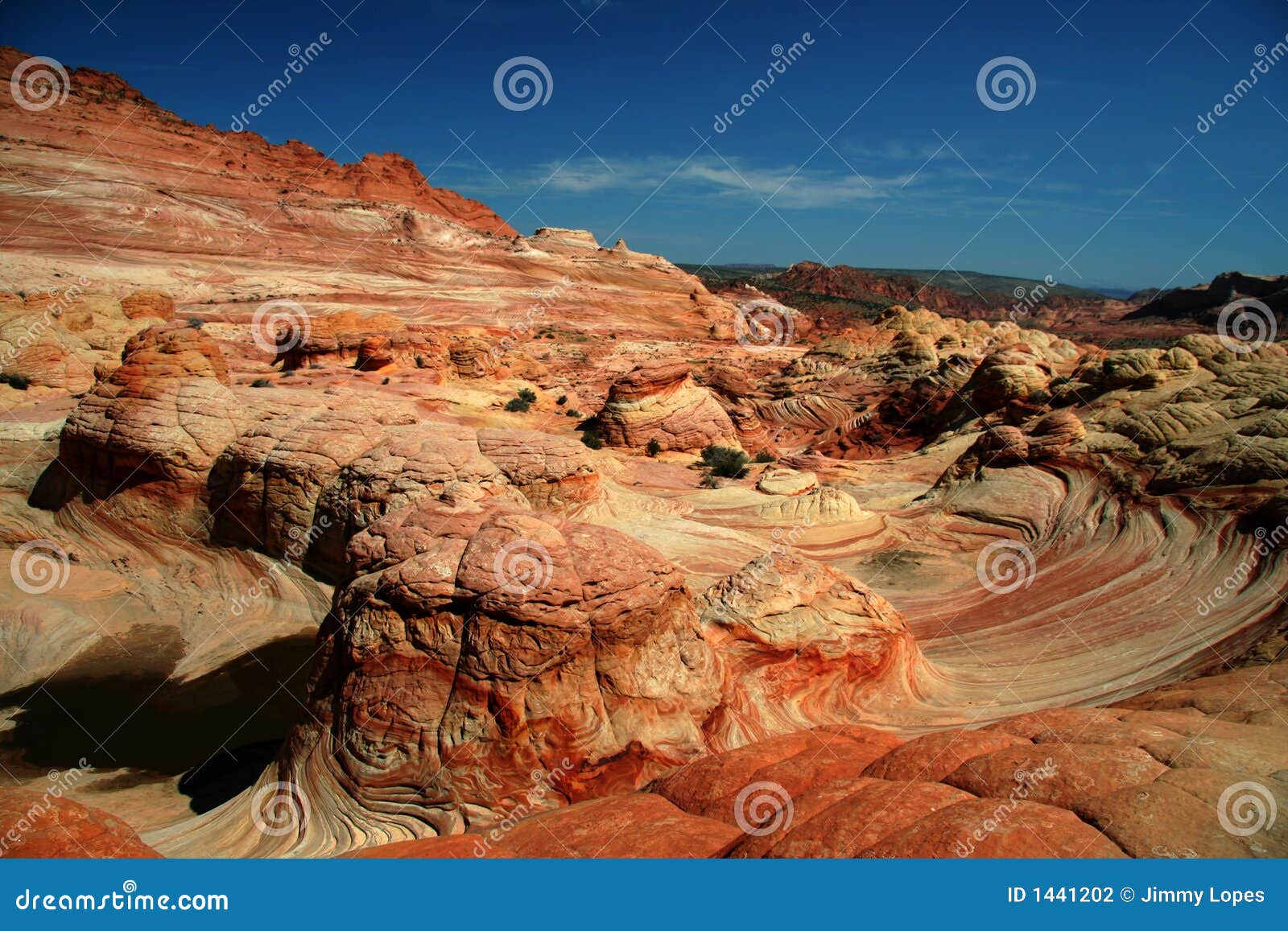 Rust Colored Rock Formations Stock Photo - Image of landscape, curves ...
