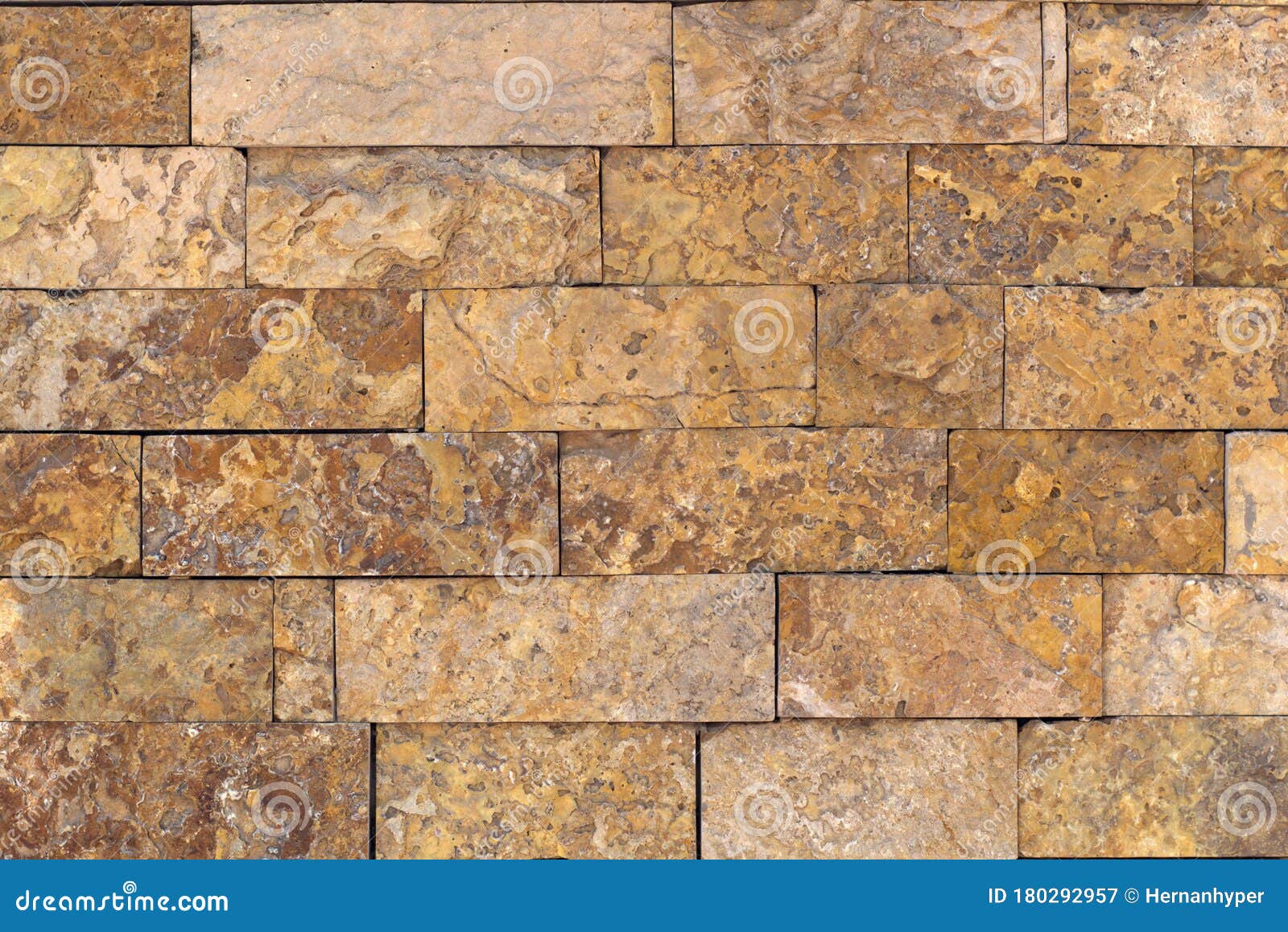 Rust-colored Sandstone Wall. Natural, Rustic Style Construction. Stock ...