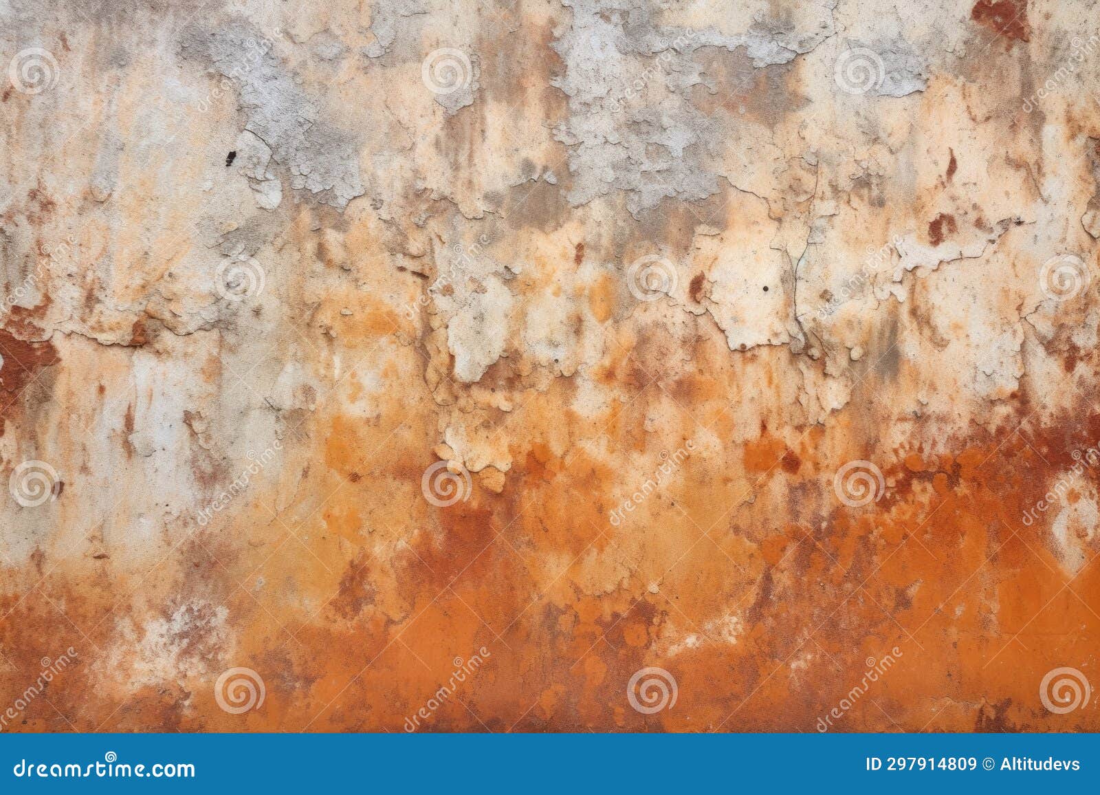 Rust-colored Stains on Concrete Stock Image - Image of concrete ...