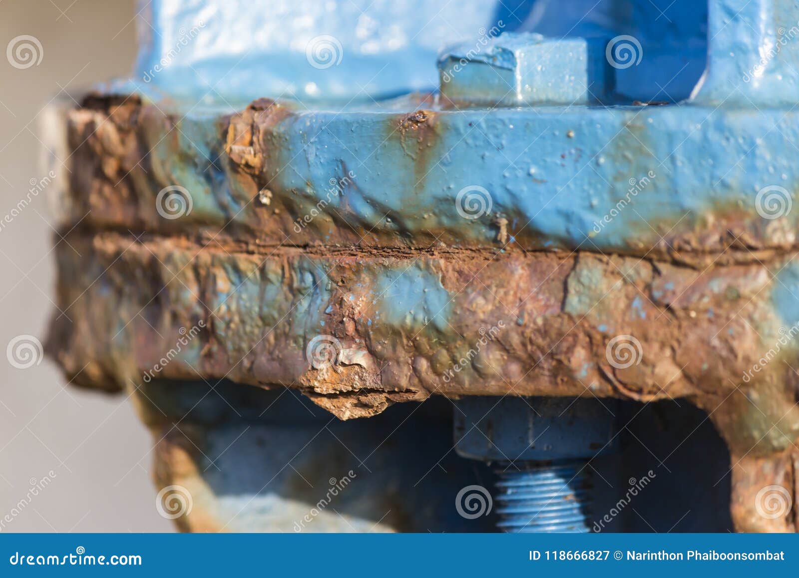 Rust Damage Steel Structure Stock Image - Image of leak, decay: 118666827