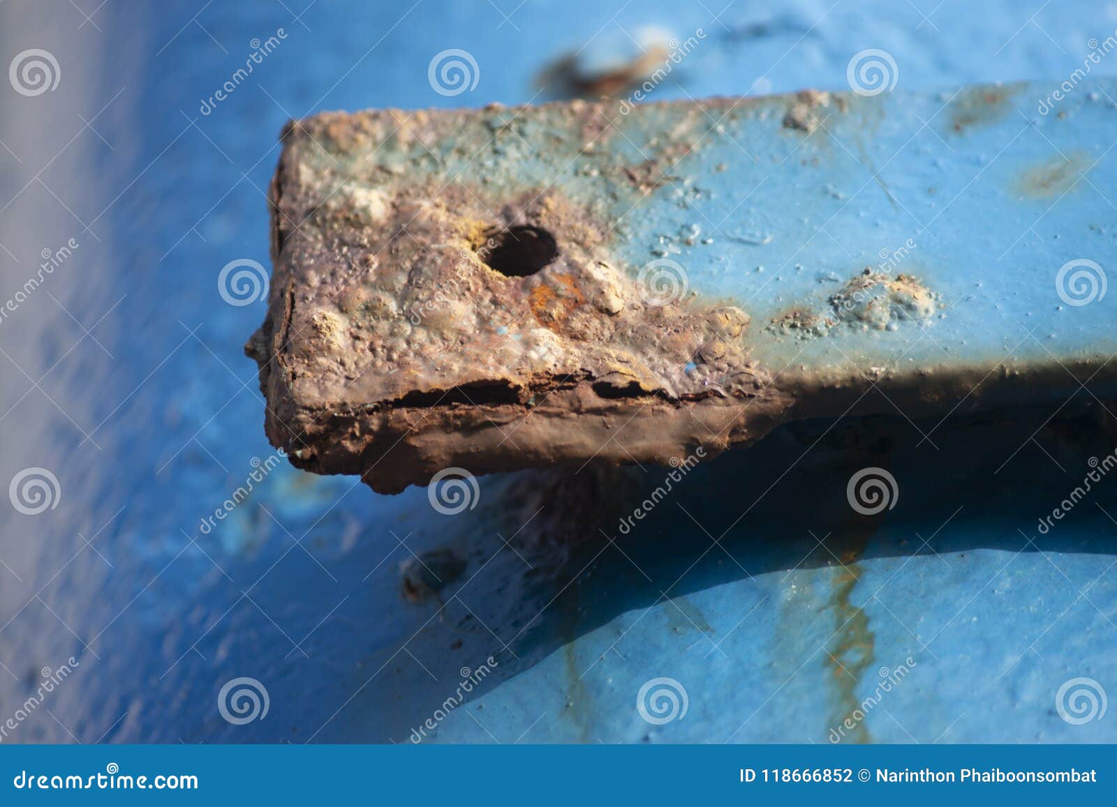 Rust Damage Steel Structure Stock Photo - Image of decoration, pipeline ...