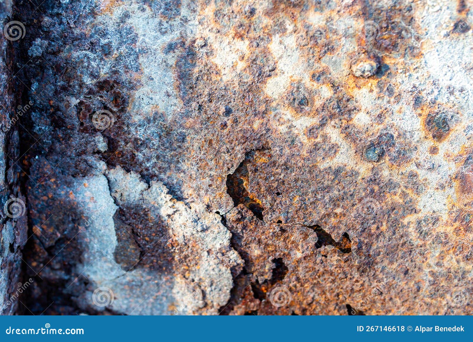 Rust Details on Metal Surface Close Up Shot Stock Photo - Image of ...