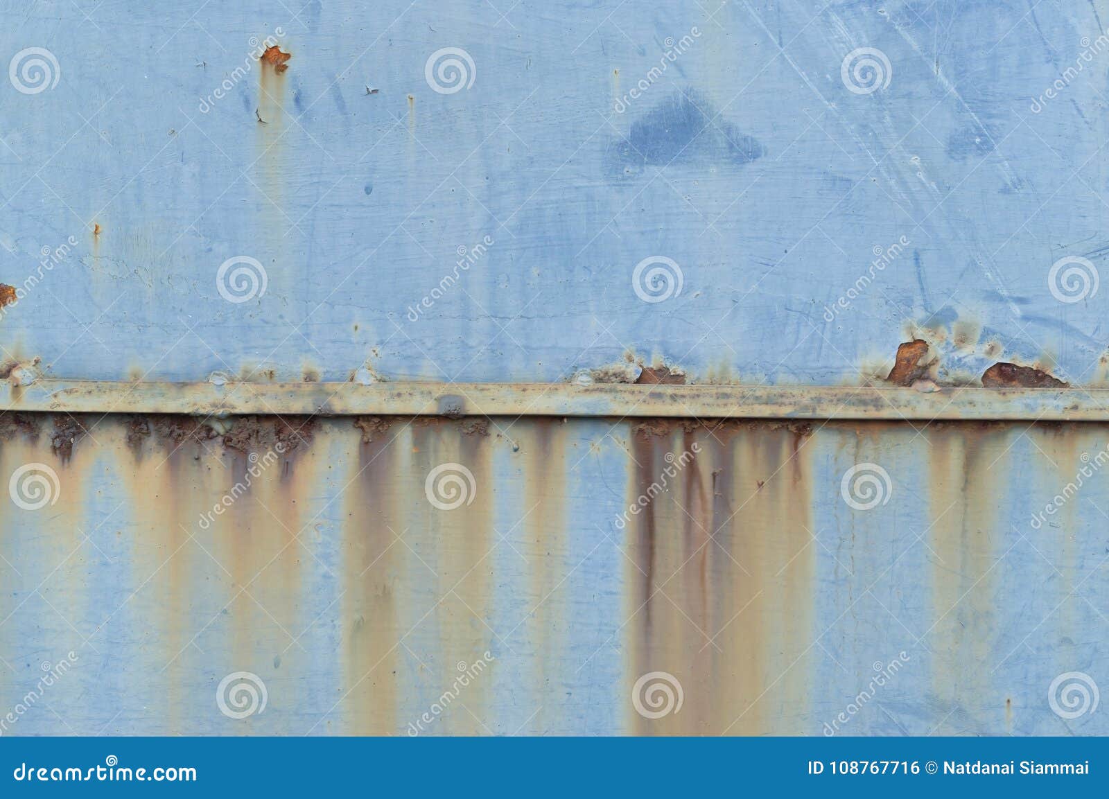 Rust on Different Colors Iron Background Stock Photo - Image of ...