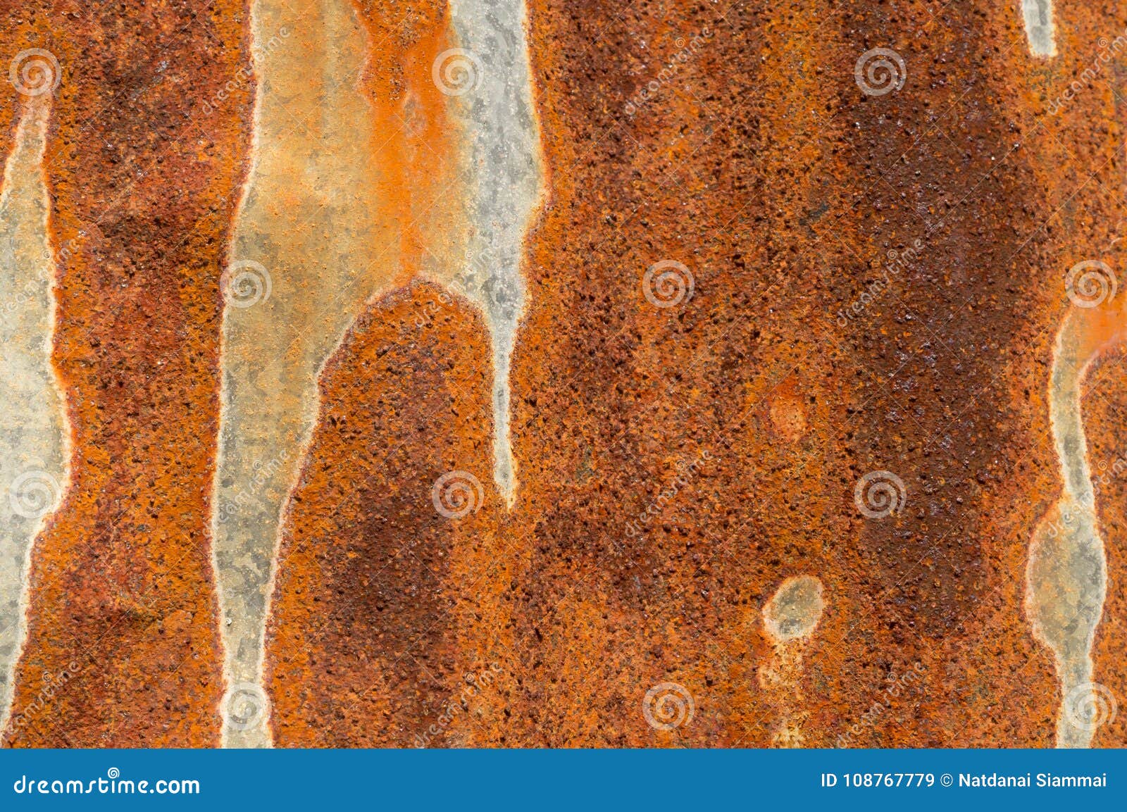 Rust on Different Colors Iron Background Stock Image - Image of steel ...