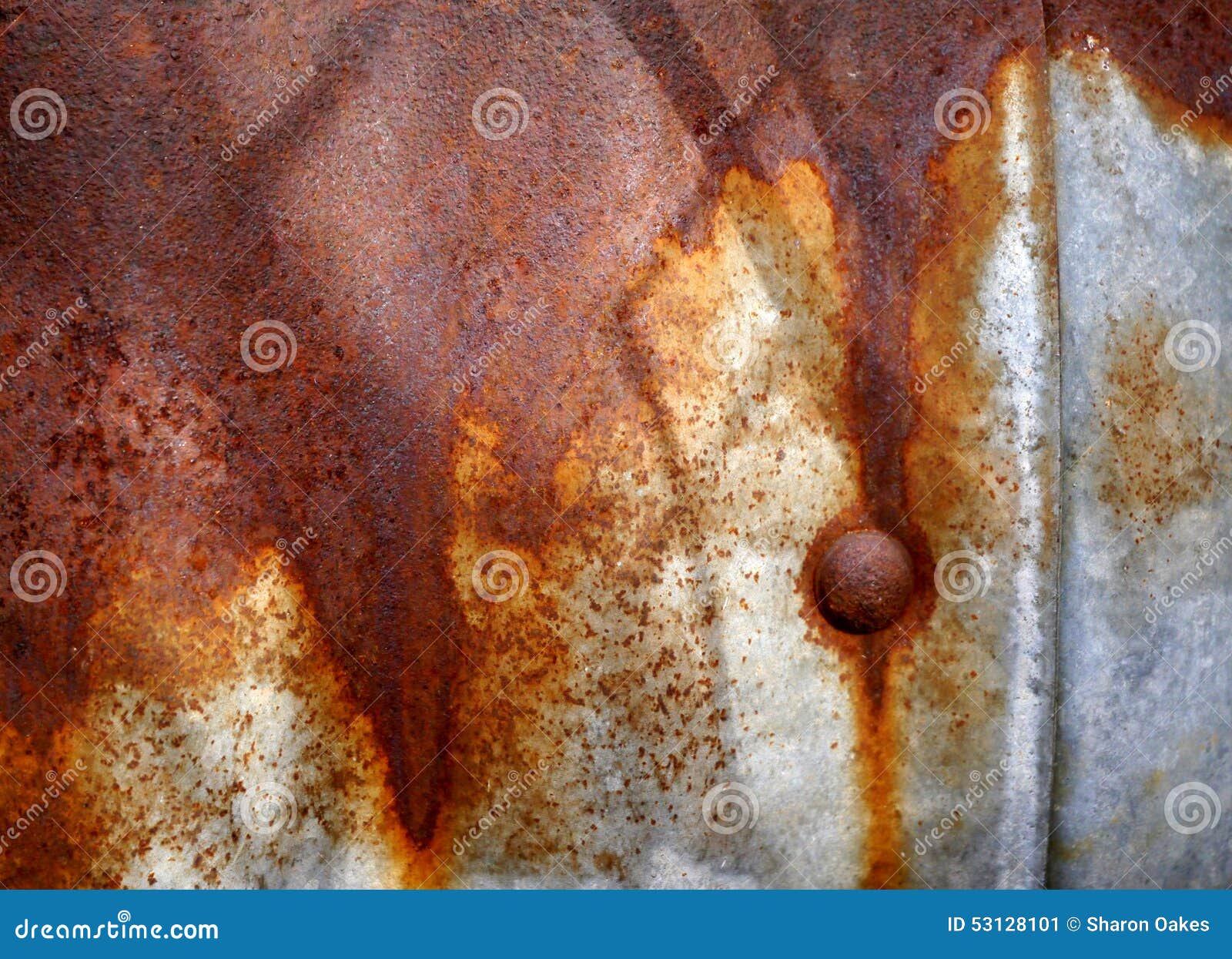 Rust Drips on Tin stock image. Image of backgrounds, patterns - 53128101