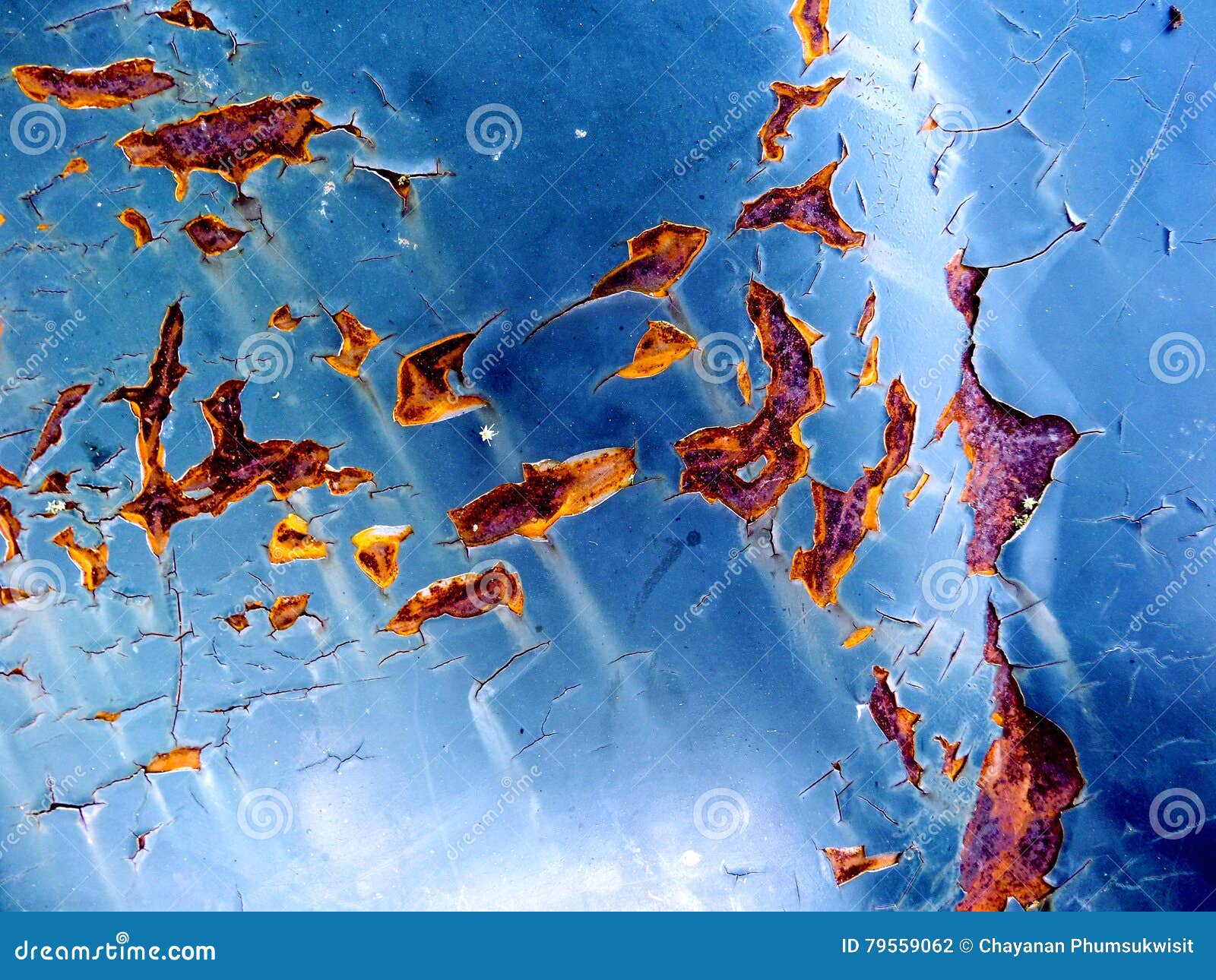 Rust and Erosion Damage Metal Surface by Rain Stock Photo - Image of ...