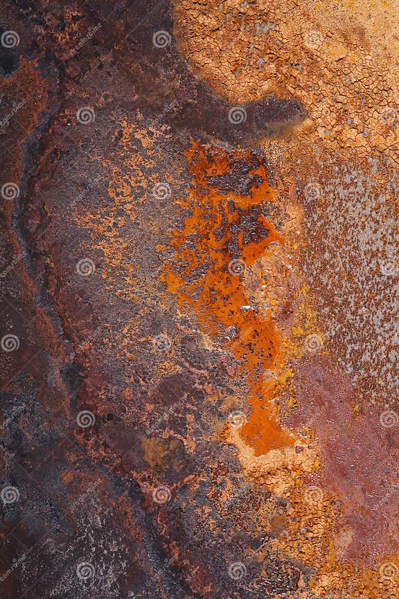 Rust forming on Iron Plate stock image. Image of peeling - 4718355