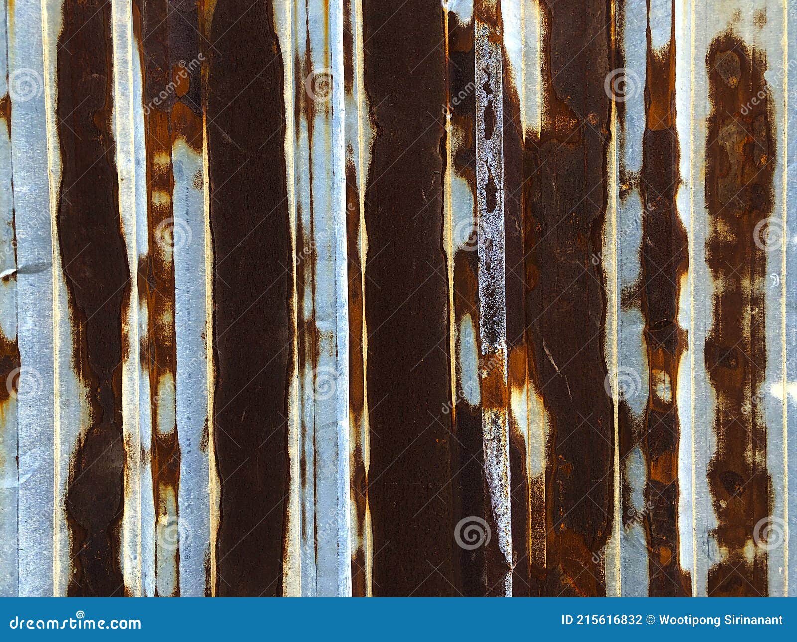Rust On Galvanized Sheet Stock Photography | CartoonDealer.com #45790712