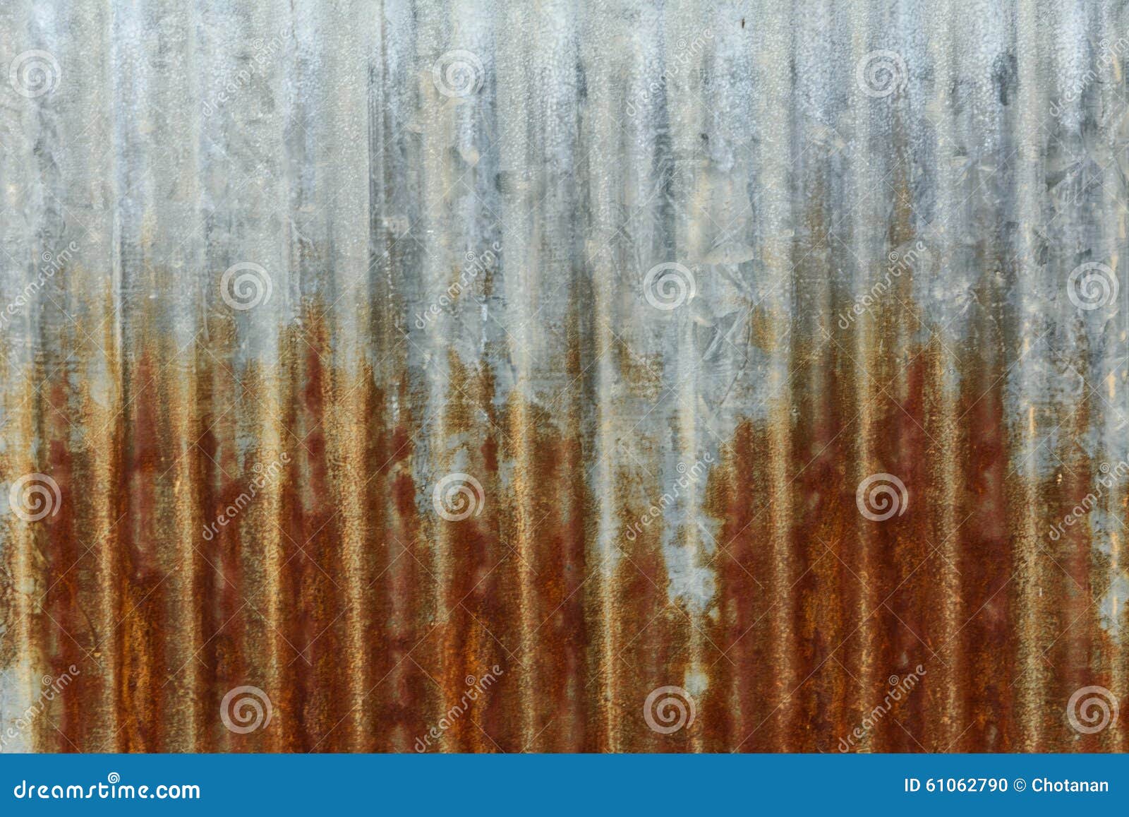 Rust galvanized iron stock photo. Image of business, detail - 61062790
