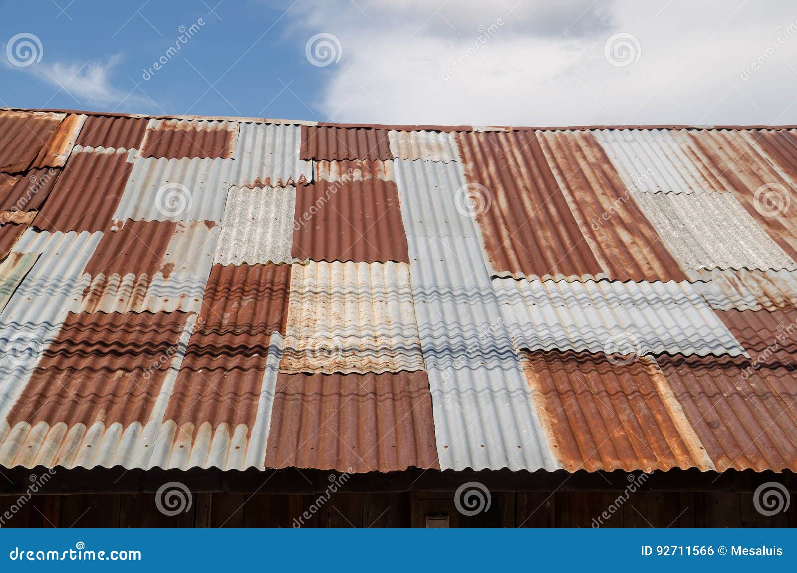 Rust Galvanized Iron Roof Plate Stock Photo - Image of brown, color ...