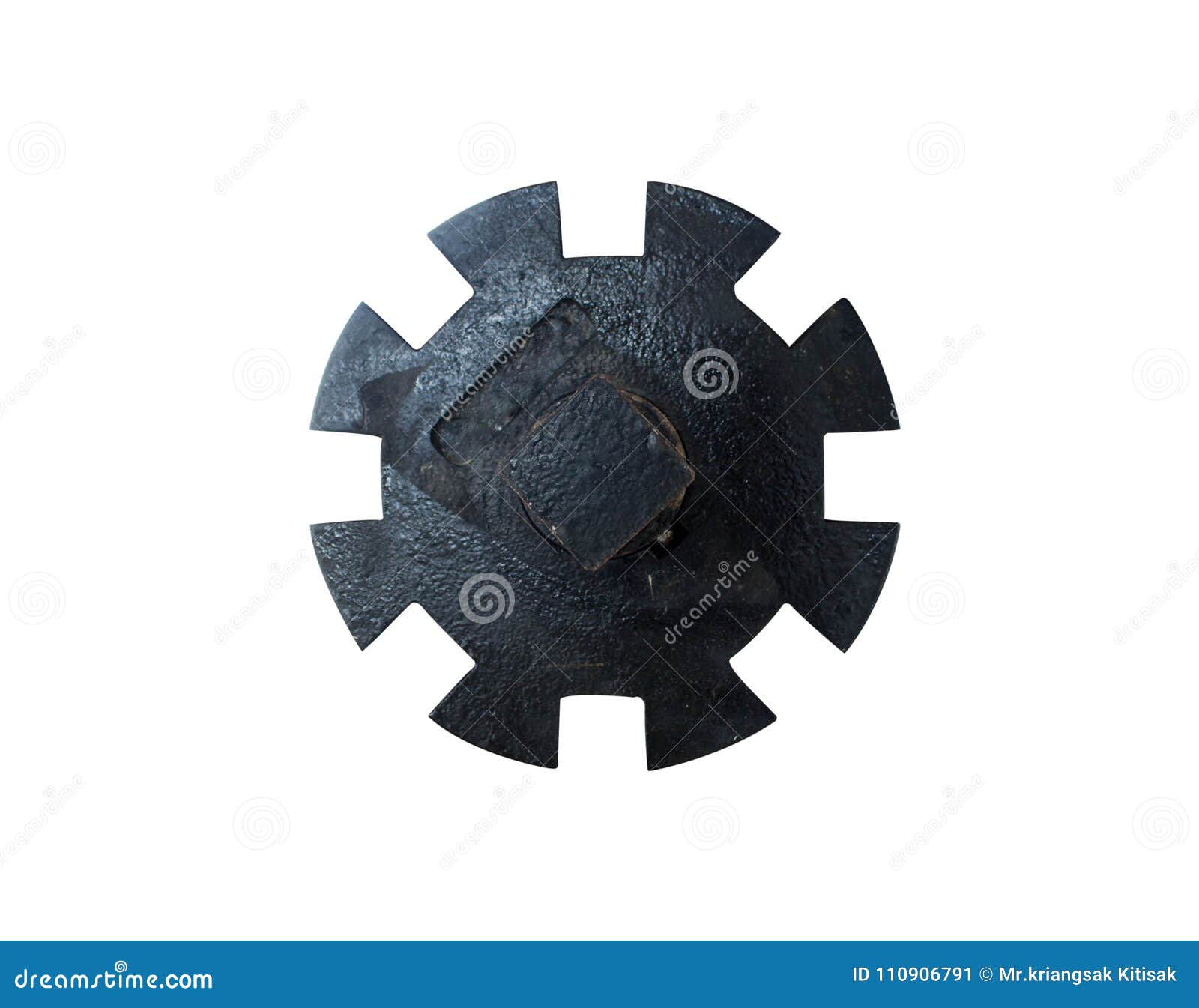 Rust Gear Wheels for Use in Industry. Isolated on White Stock Image ...