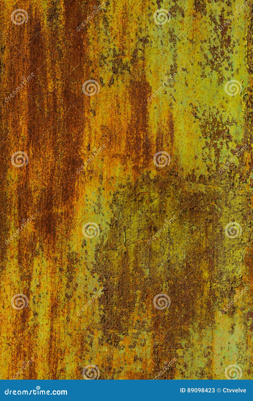 Rust on the green metal stock image. Image of green, rustic - 89098423