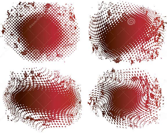 Rust grunge banners stock vector. Illustration of graphic - 8452374