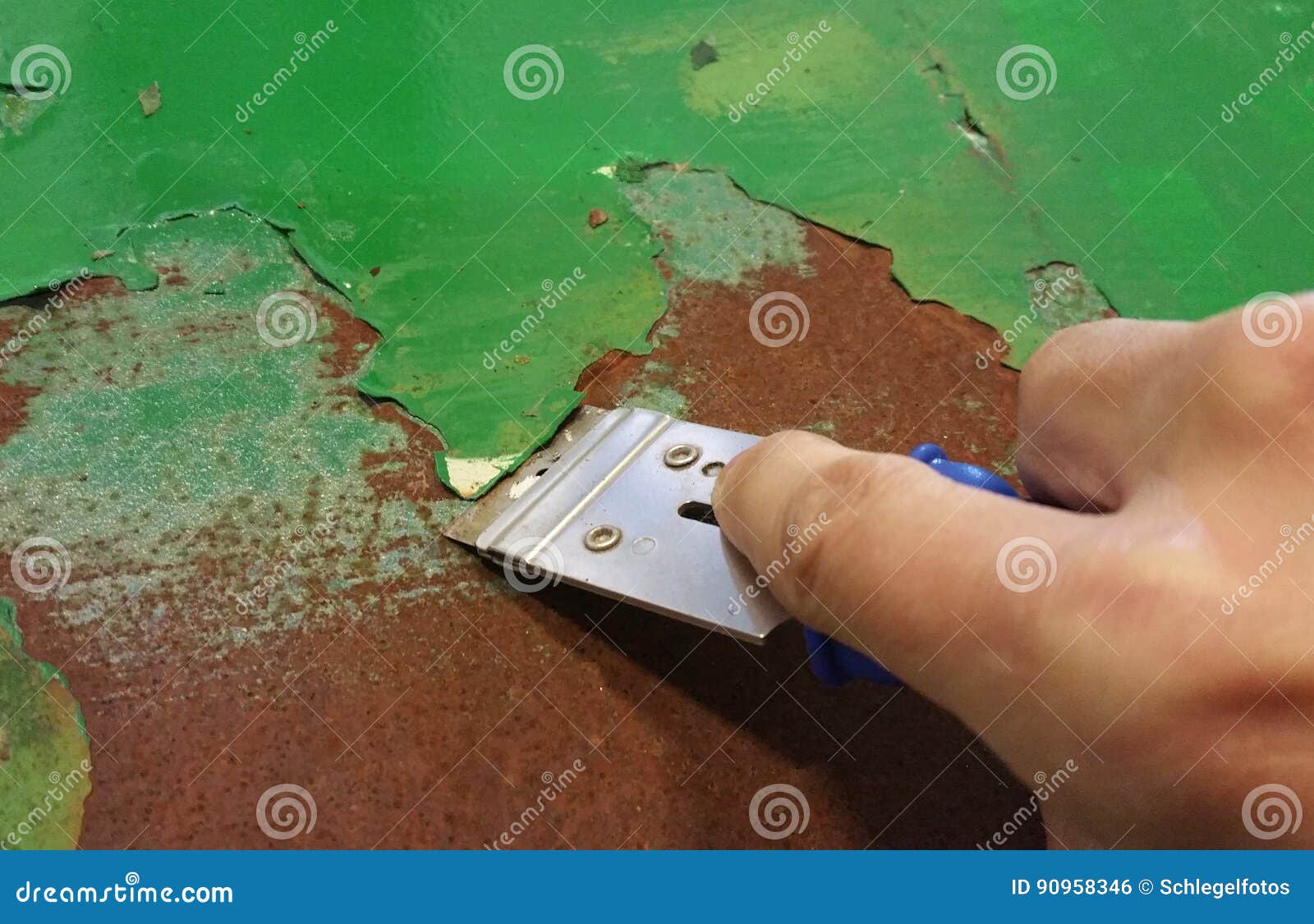 Rust Hand Spatula Background Stock Photo - Image of metal, rough: 90958346