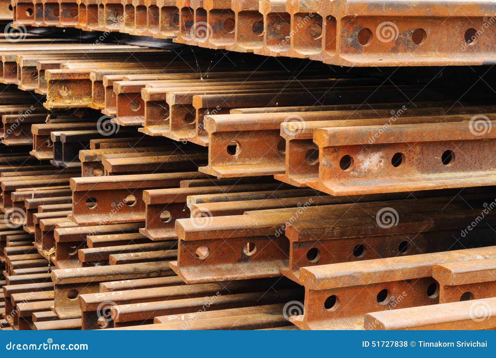 Rust iron beam stock photo. Image of technology, group - 51727838
