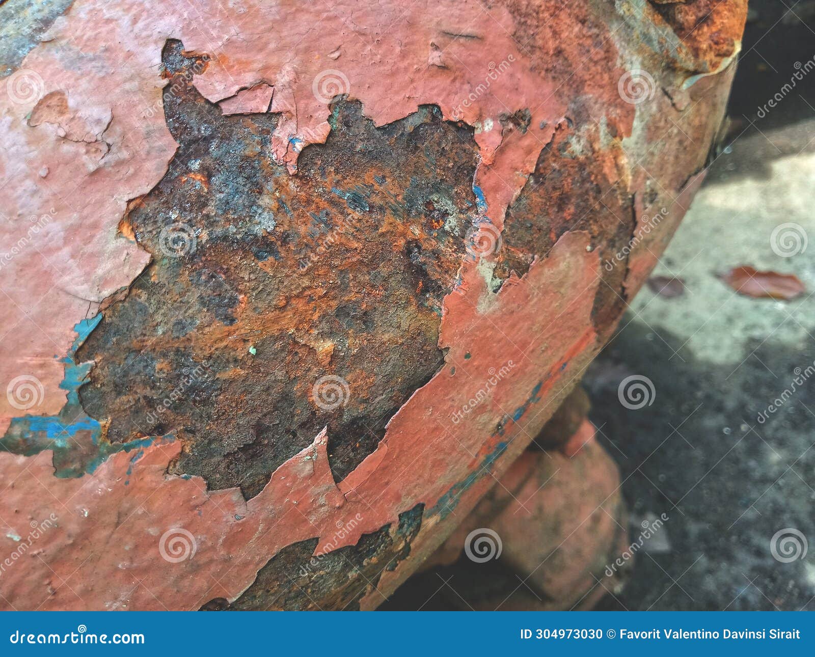 Rust on the Iron Causes the Iron Become Demaged and Weak Over Time ...