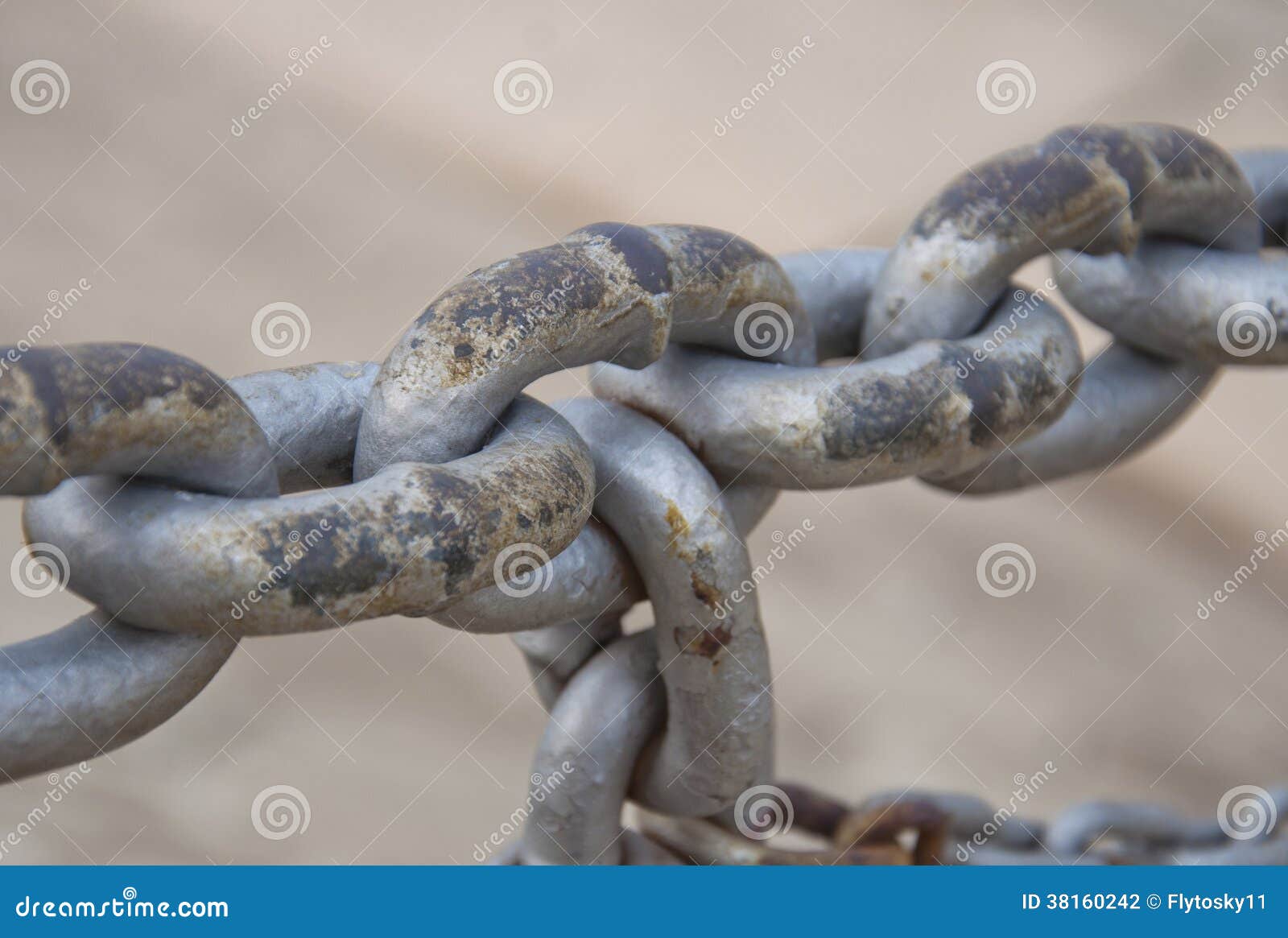 Rust iron chain stock photo. Image of metallic, object - 38160242