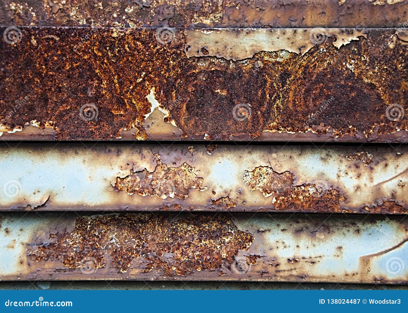 Rust on the Iron. Rusty Metal Strip. Textures and Background Stock ...