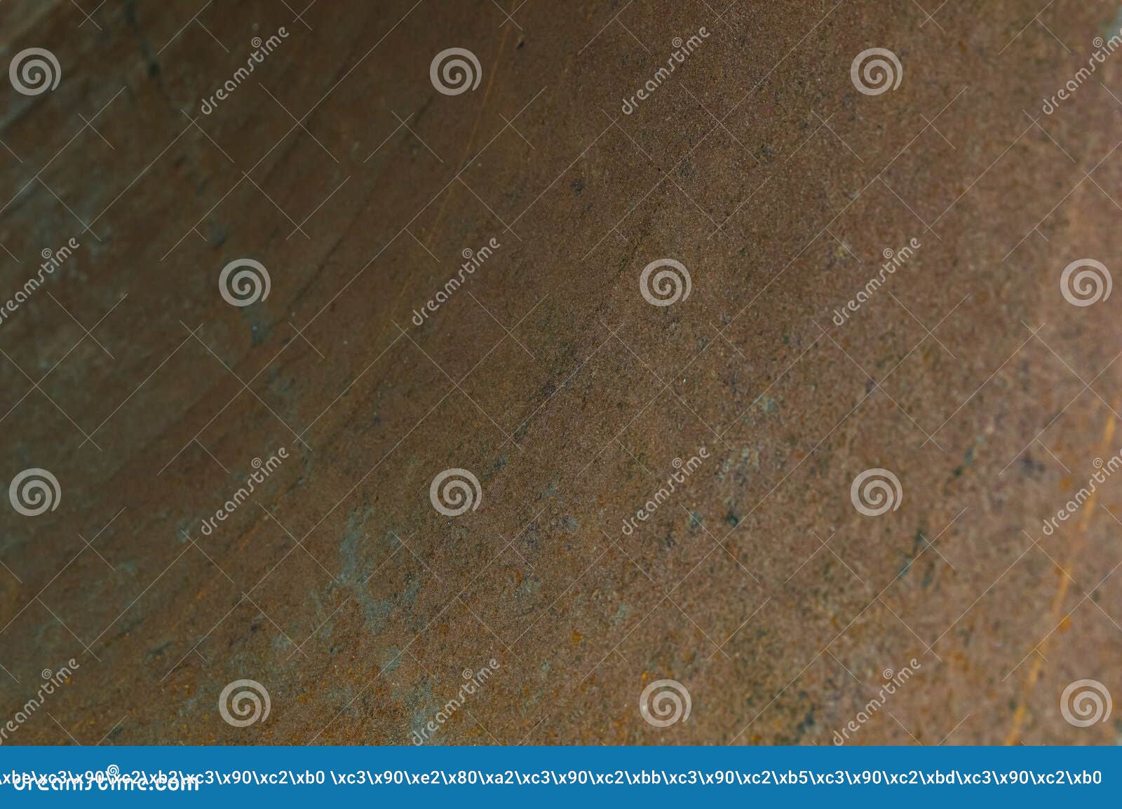 Rust on the Iron Surface of a Large Pipe Stock Image - Image of steel ...