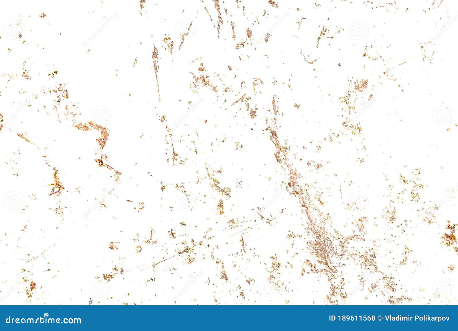 Rust Isolated on a White Background. Texture for the Designer Stock ...